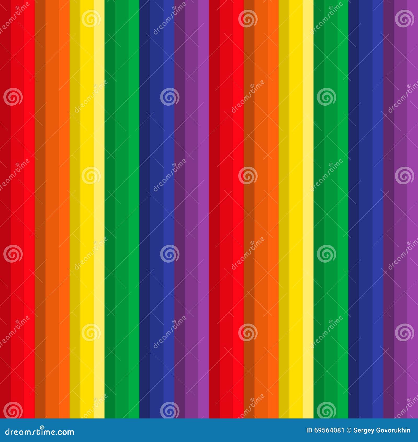 Vertical Strips Pencils of Various Color - a Seamless Sample. Stock ...