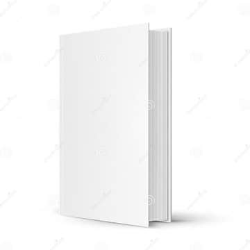 Vertical Template of Book Cover in Three Quarters. Stock Vector ...