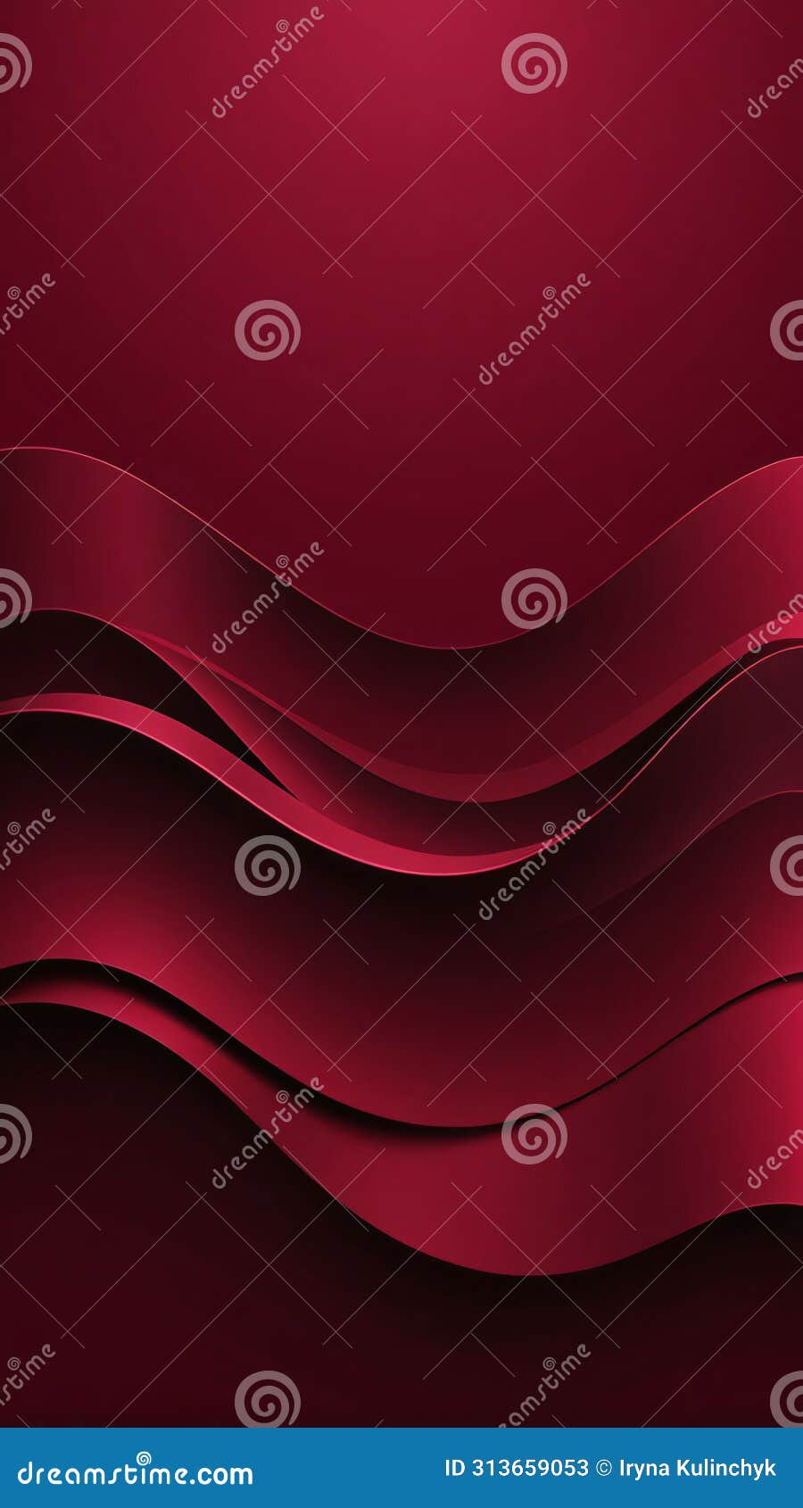 Vertical Textured Abstract Background with Red Wine Color Waves Stock ...