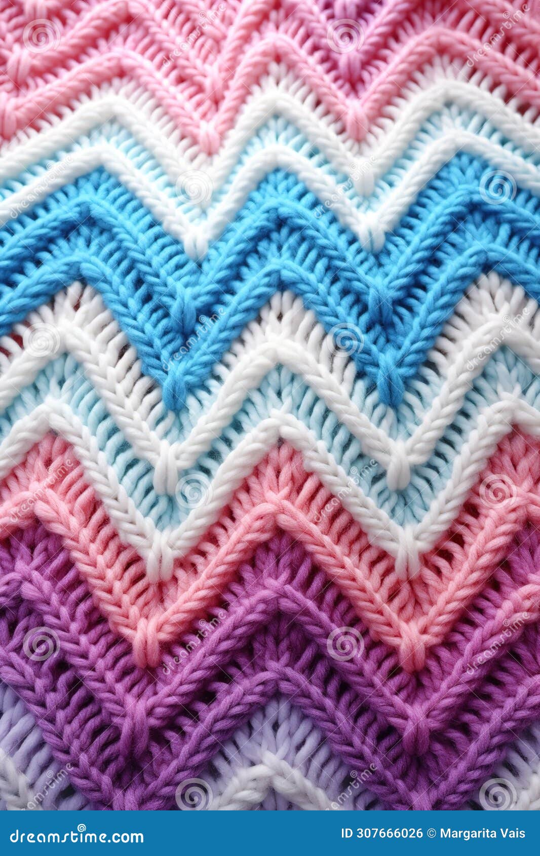 Vertical Top View Pastel Knitted Wool Fabric Macro Texture Background ...