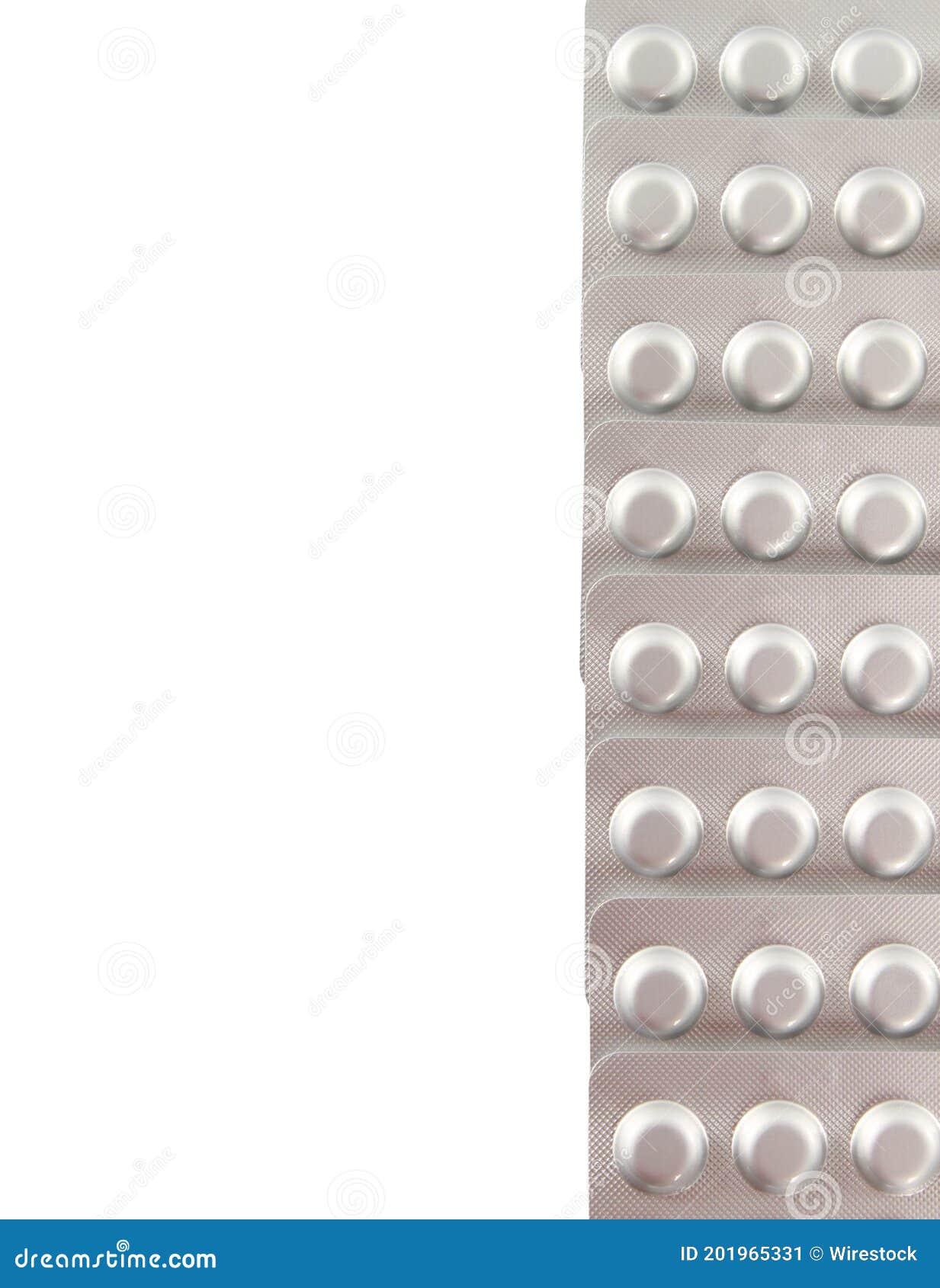 Vertical Top View Shot of Pills on a White Surface Stock Image - Image ...