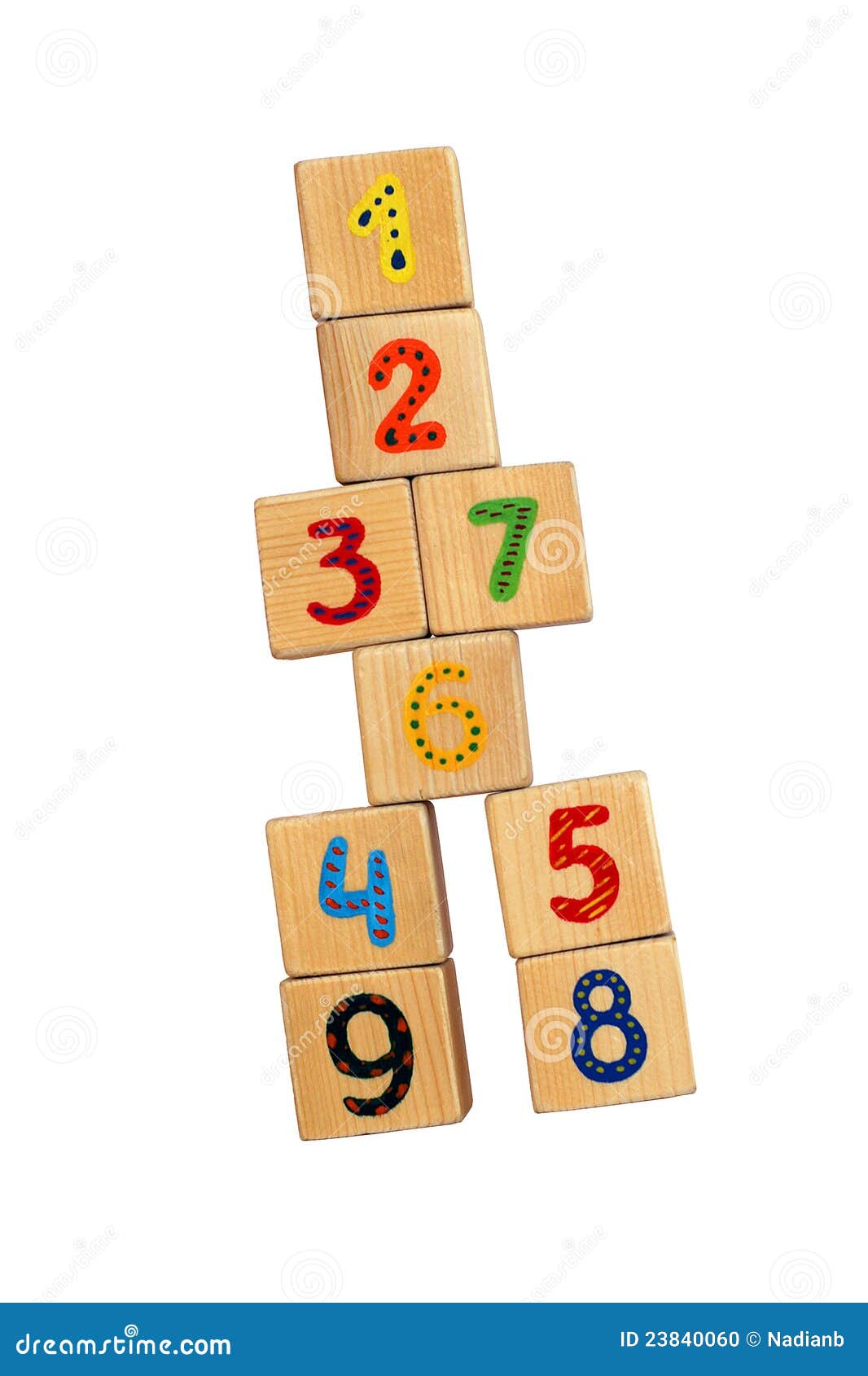 Vertical Tower of Wood Cubes Stock Photo - Image of white, draw: 23840060