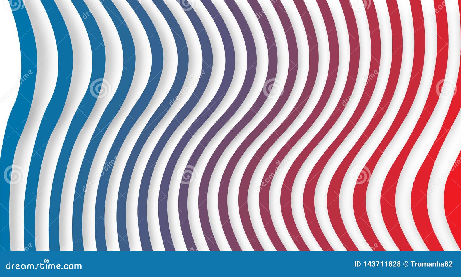 Vector Blue and Red Gradient Twisted Vertical Stripes Texture in White ...
