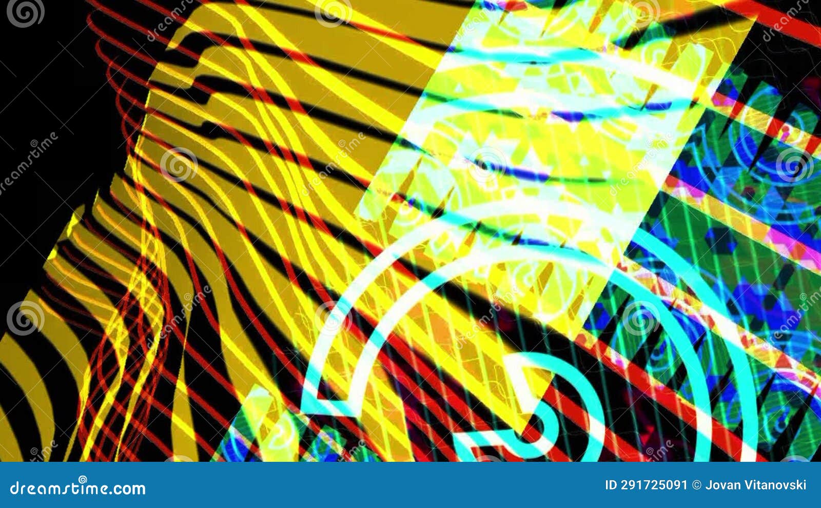 Vertical Video -animation of Different Shapes Stock Video - Video of ...