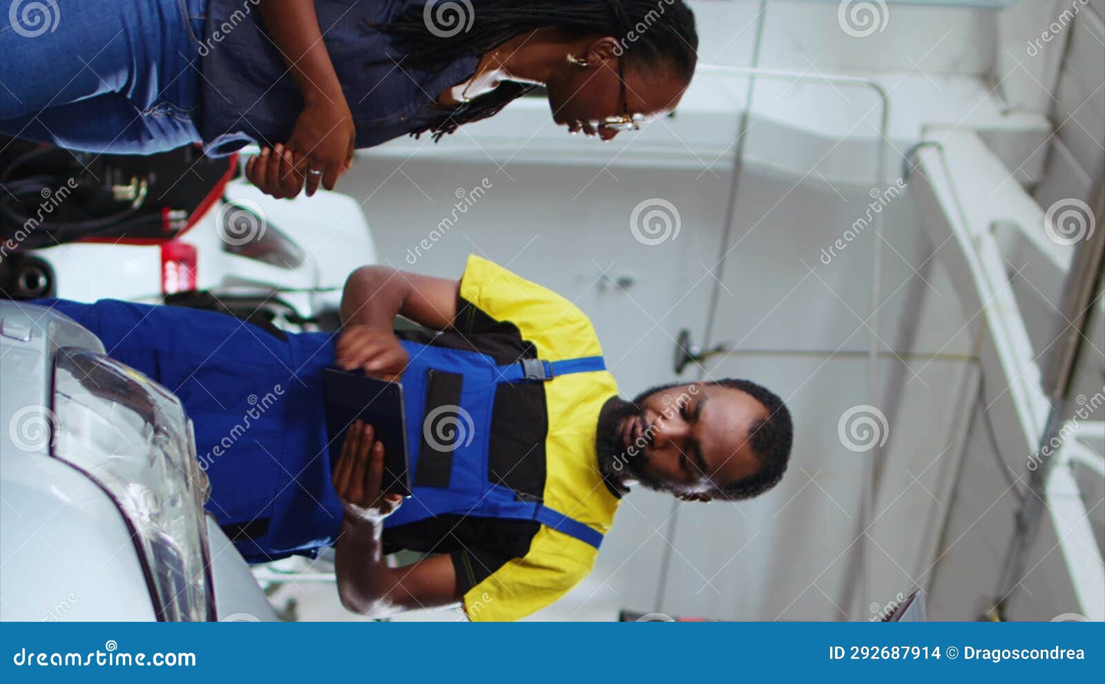 Vertical Video Car Serviceman Listens To Client Request Stock Footage ... Vertical Video Car Serviceman Listens To Client Request Stock Footage ...
