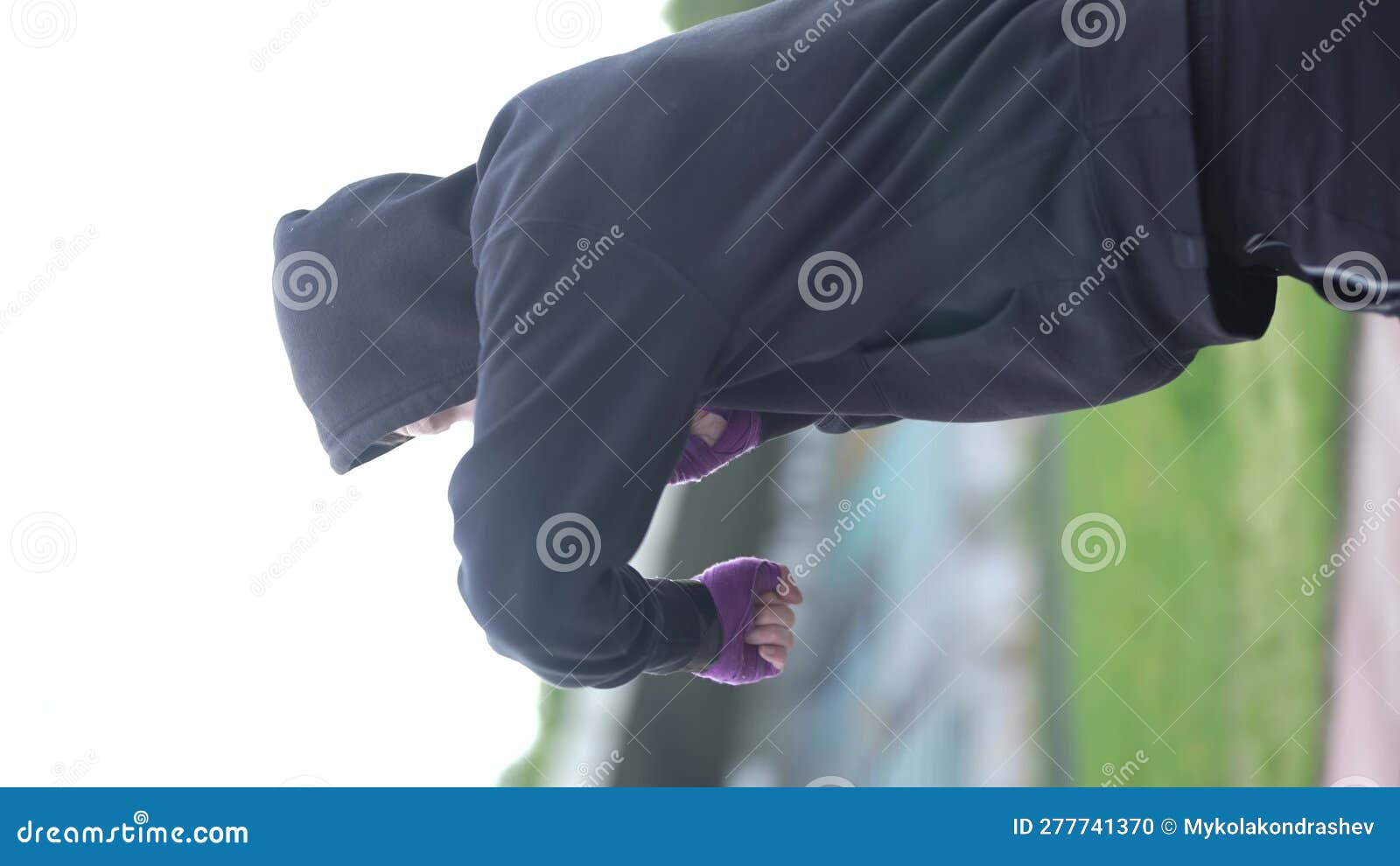 Vertical Video of a Boxer during Training Stock Footage - Video of ...
