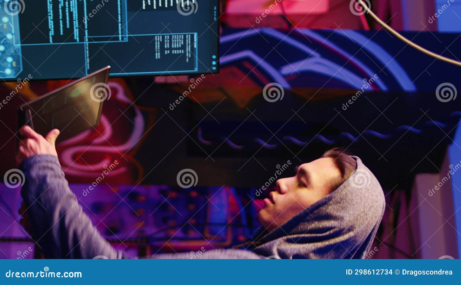 Vertical Video Rogue Programmers Use Phishing Technique Stock Footage ...