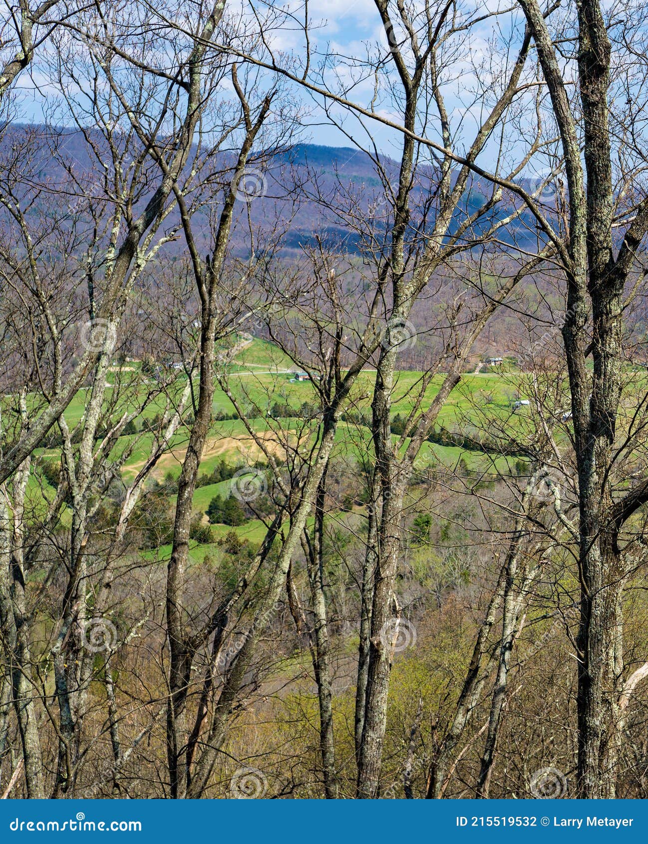 Vertical View of Catawba Valley Stock Photo - Image of appalachia ...