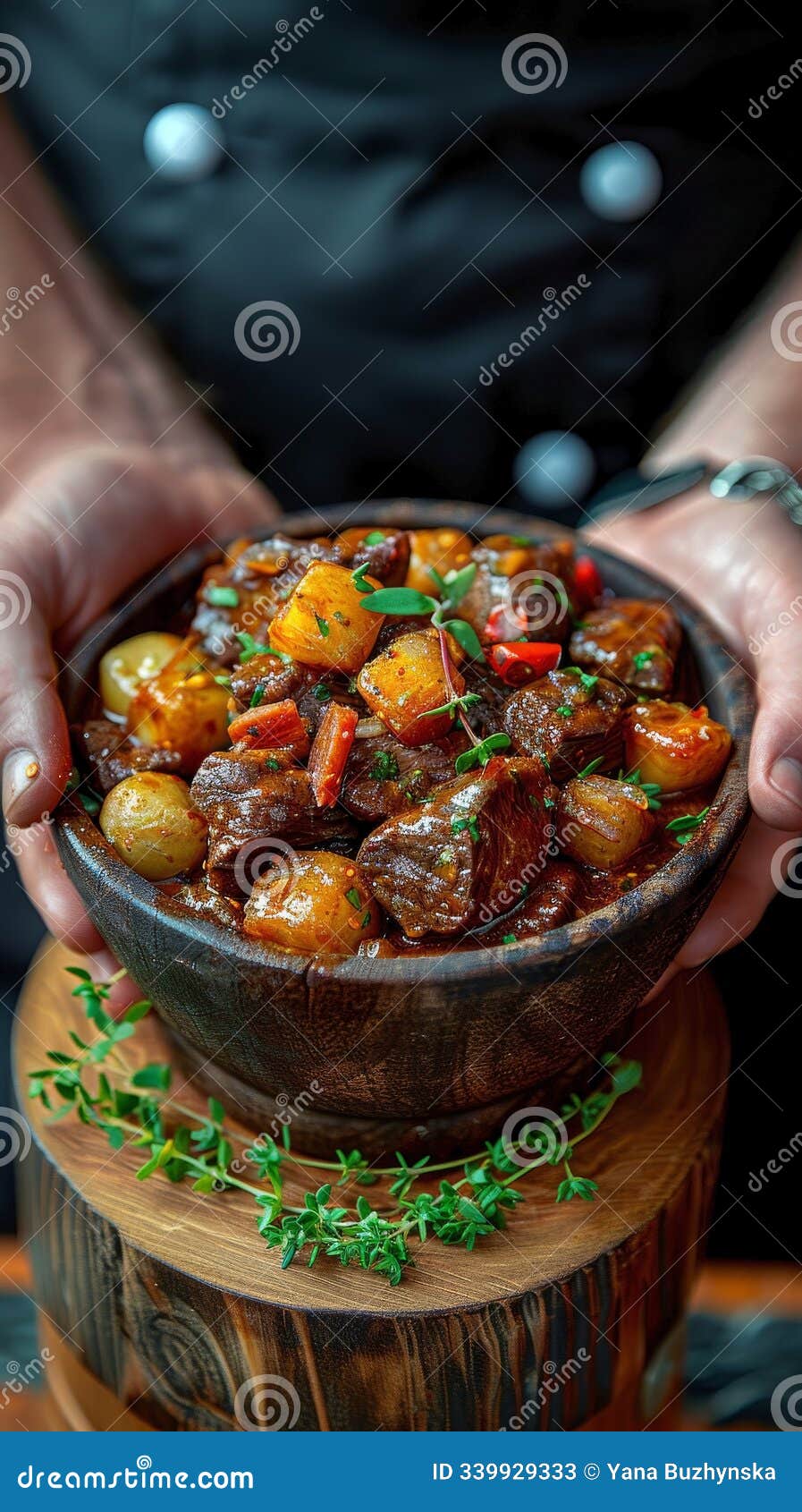 Top View Of Deconstructed Truffle Risotto With Creamy Arborio Rice ...