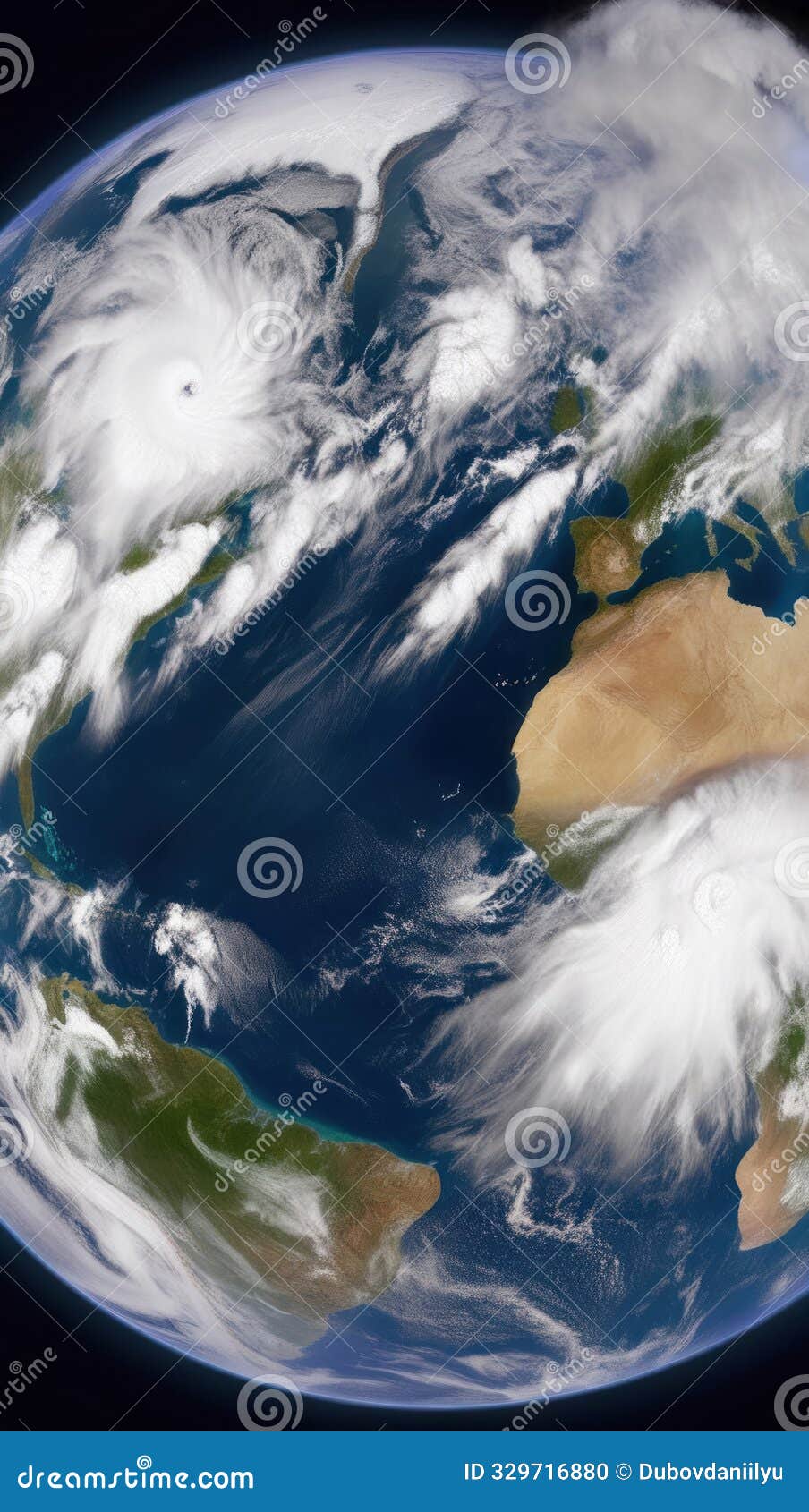 A Vertical View of the Earth from Space, Highlighting the Beauty of the ...