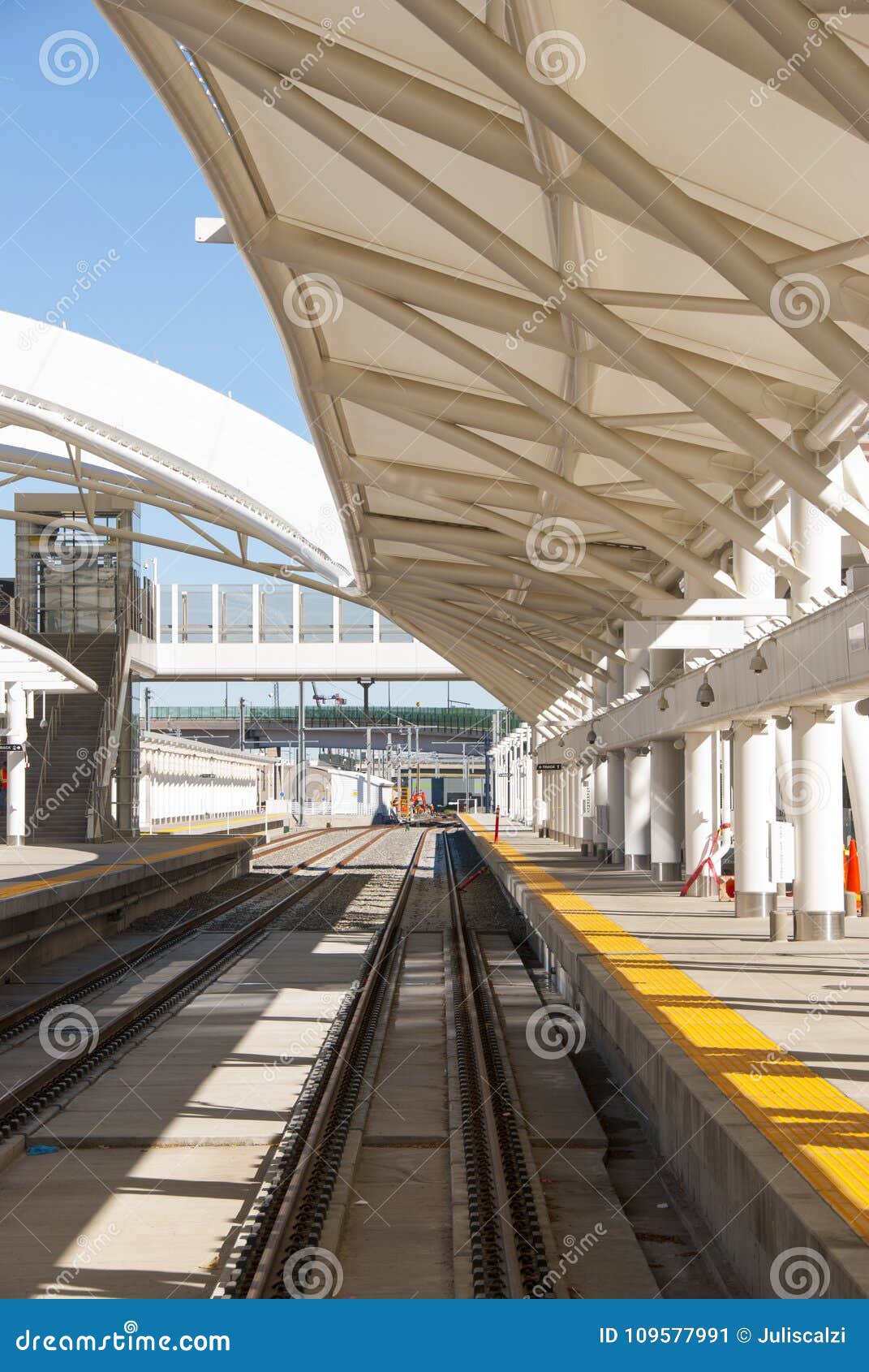 Modern train station stock image. Image of urban, union - 109577991