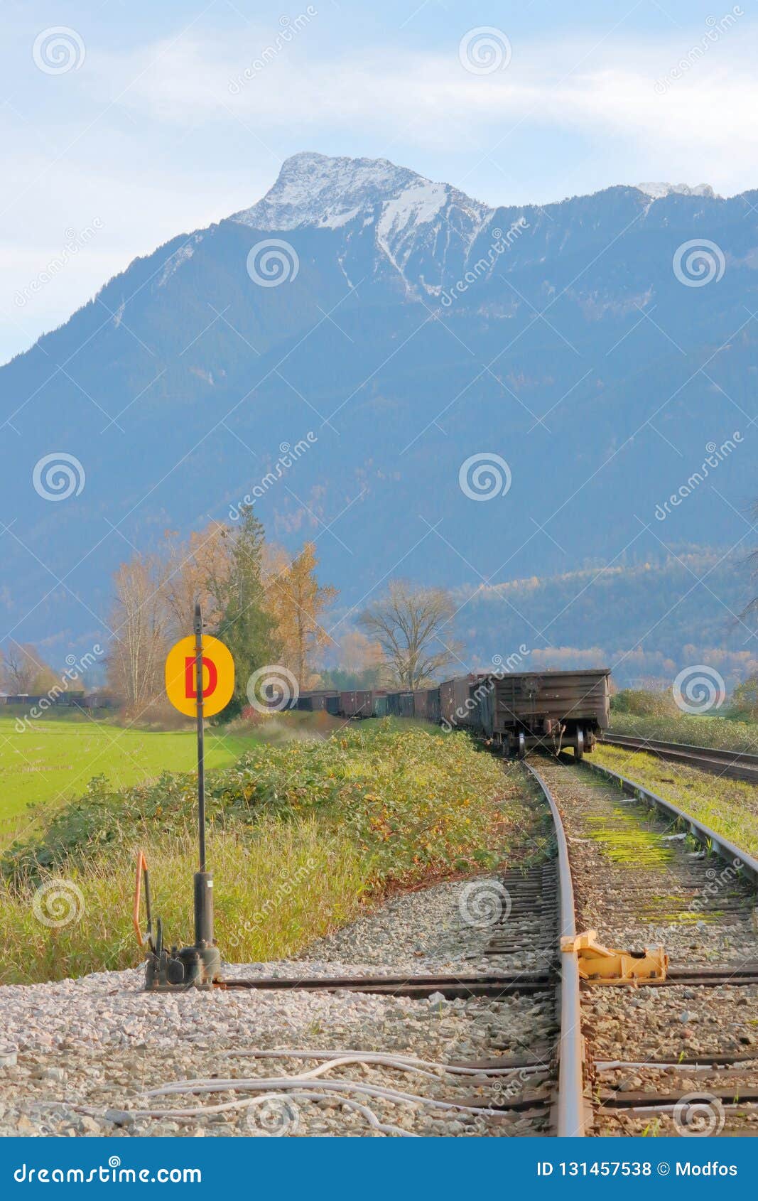 Train Track and Extreme Terrain Stock Photo - Image of terrain ...