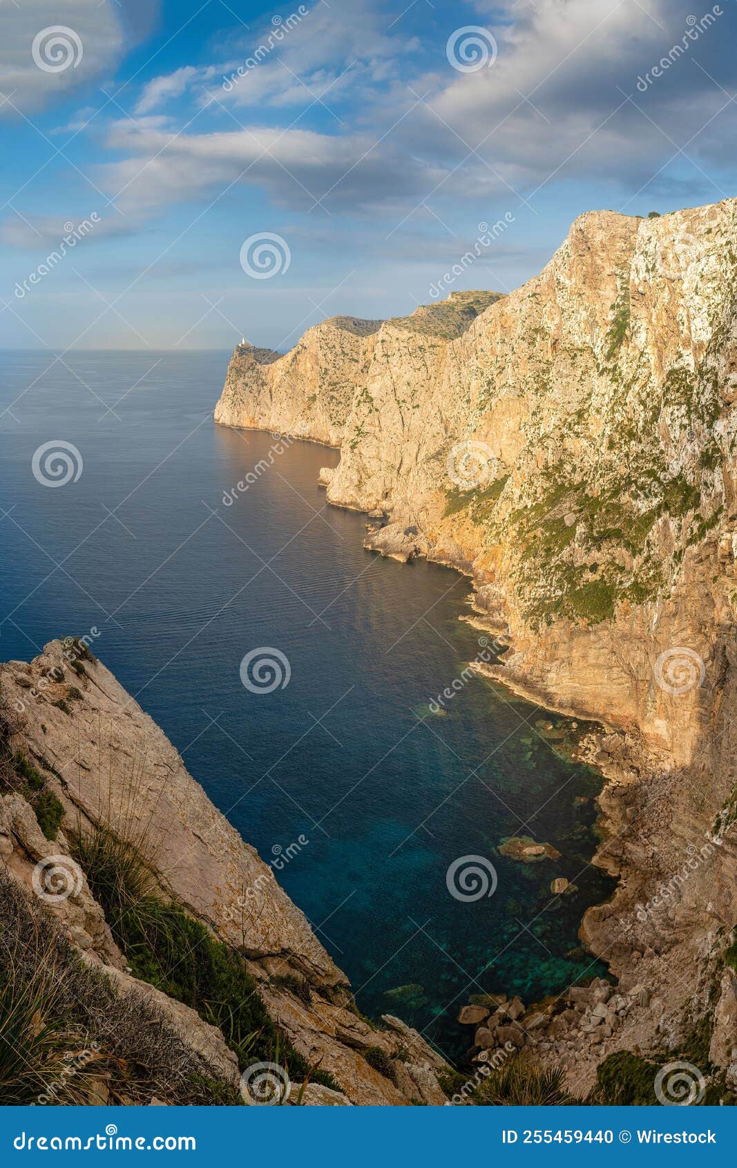 Vertical of the Viewpoint of Cap De Formentor in Mallorca, Spain. Stock ...