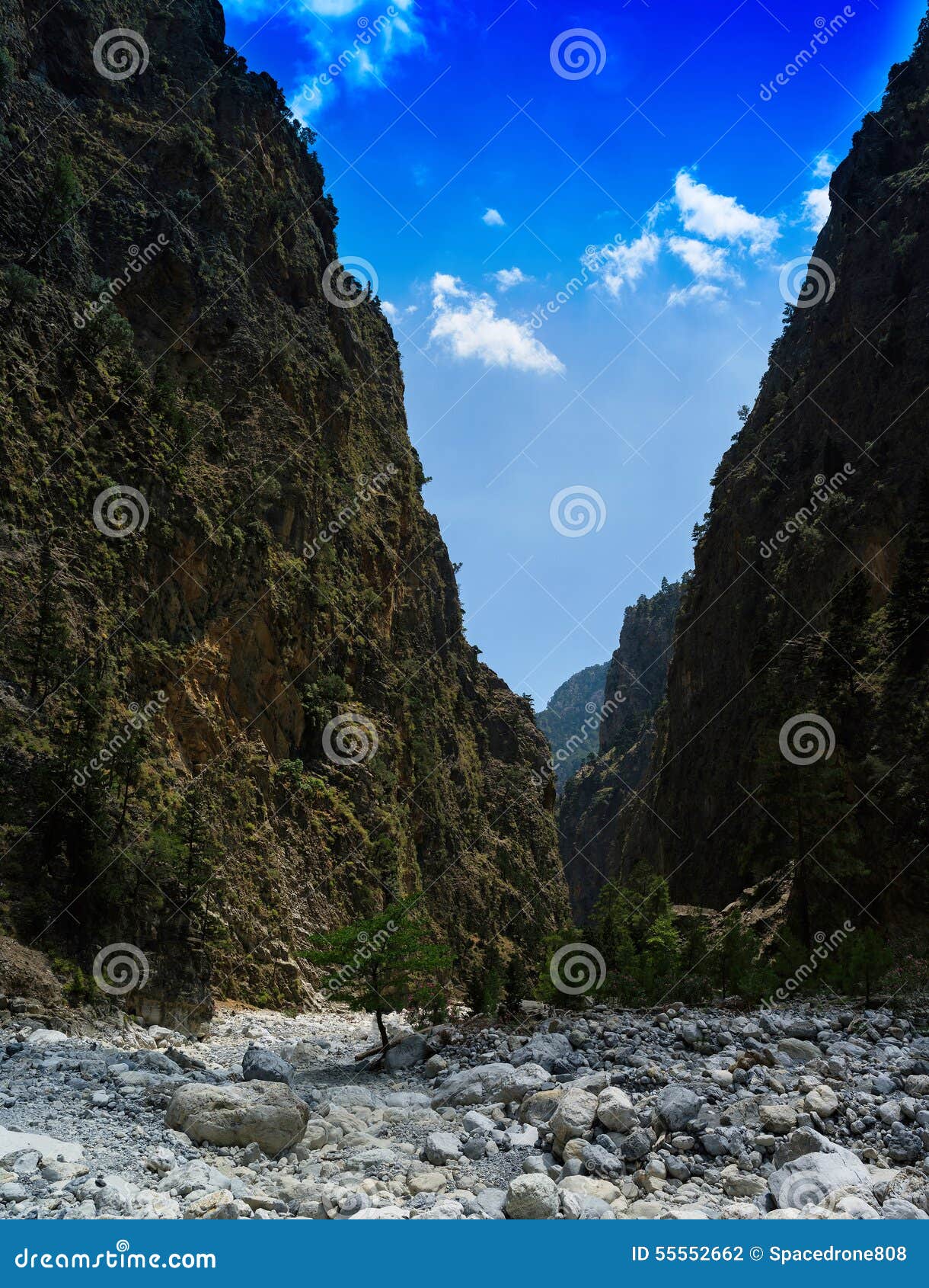 Vertical Vivid Vibrant Mountain Cleft Landscape Stock Photo - Image of ...