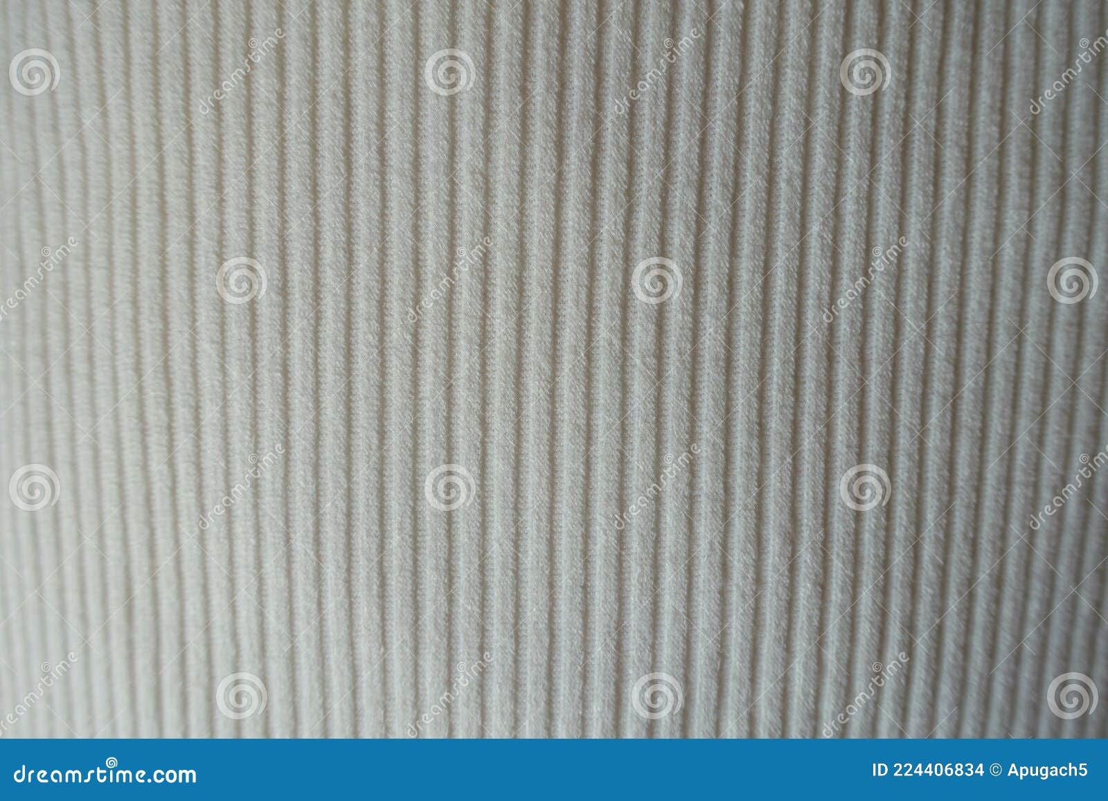 Vertical Wales on White Ribbed Fabric Stock Photo - Image of wale ...