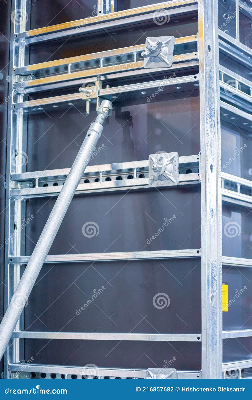 Vertical Wall Formwork for Monolithic-frame Construction Stock Photo ...