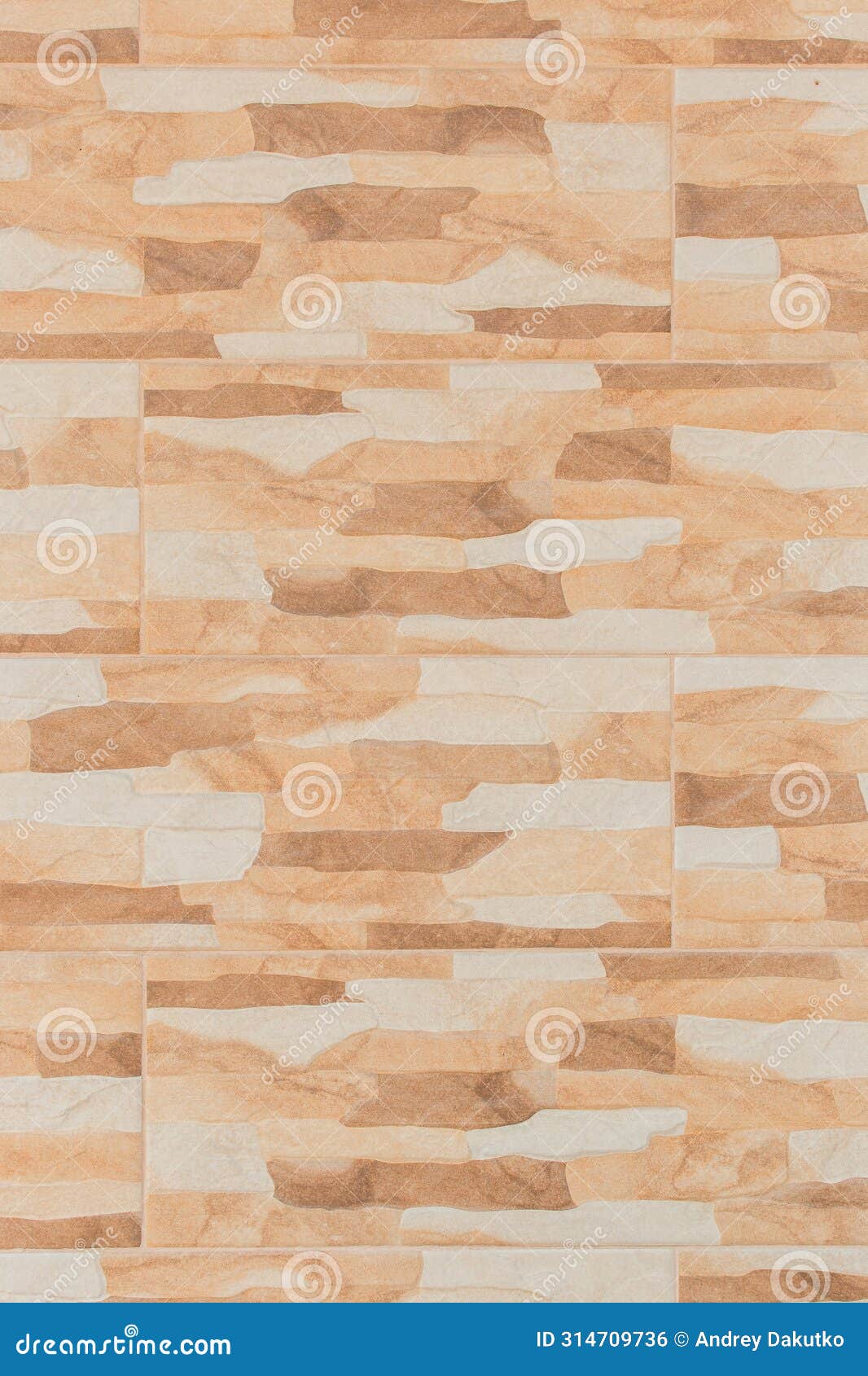Vertical Wall Texture Stone Brown Tile Abstract Pattern Background ...