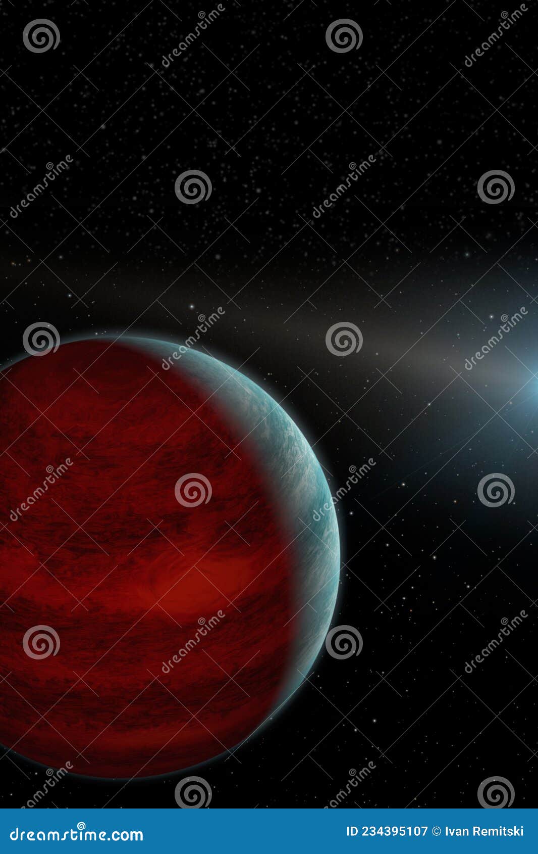 Vertical Wallpaper of Planet in Space. Outer Dark Space Wallpaper ...