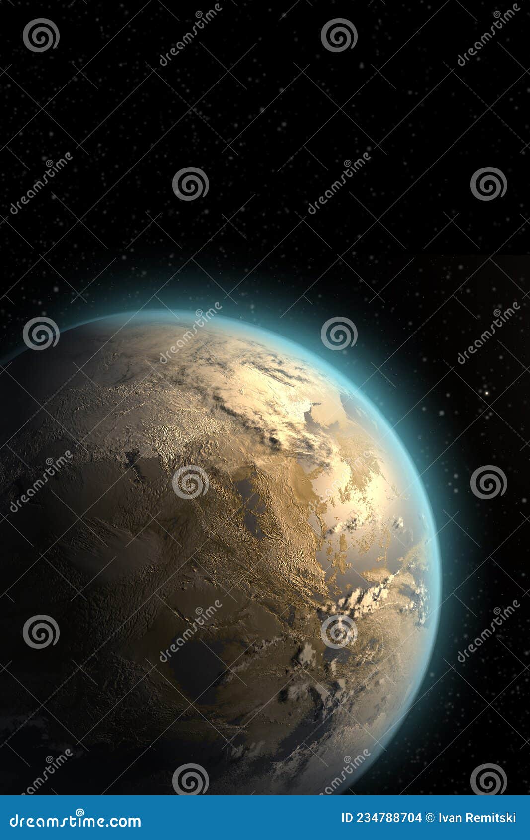 Vertical Wallpaper of Planet in Space. Outer Dark Space Wallpaper ...