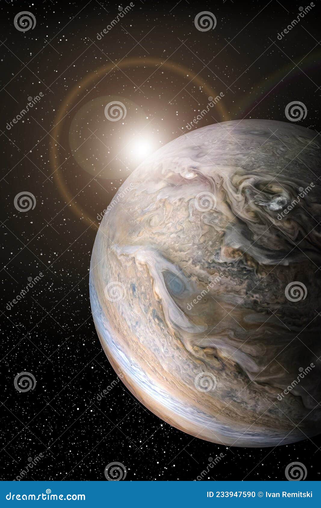 Vertical Wallpaper of Planet in Space. Outer Dark Space Wallpaper ...
