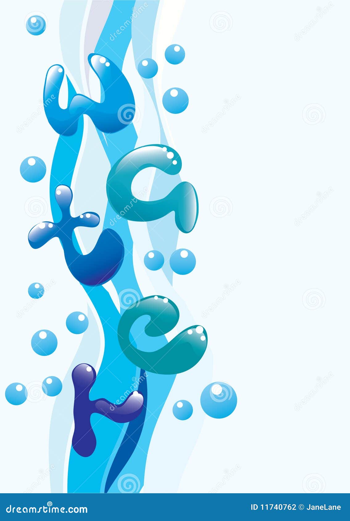 Vertical water background stock illustration. Illustration of water ...