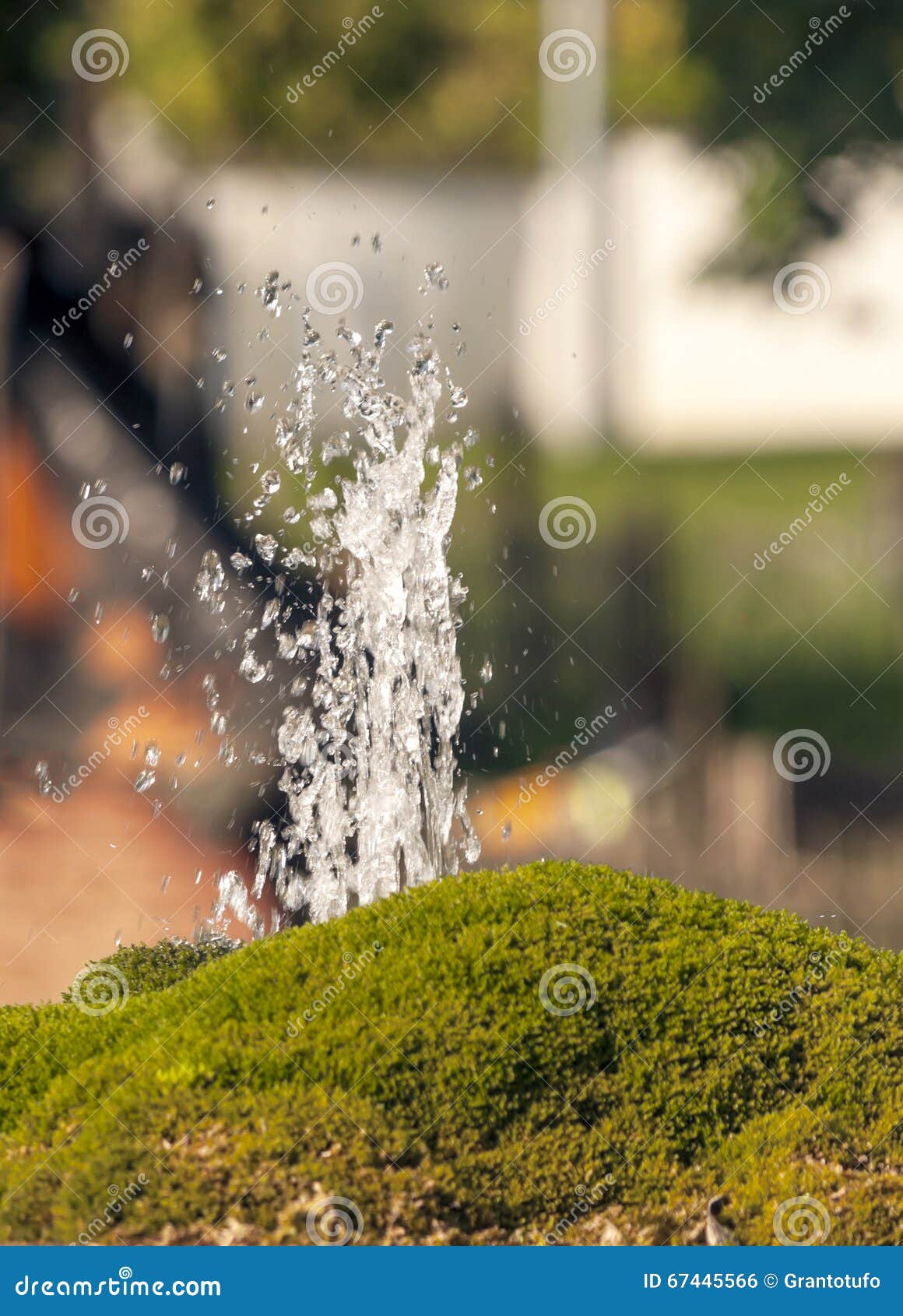 Vertical Water Fountain Jet Background Royalty-Free Stock Photography ...