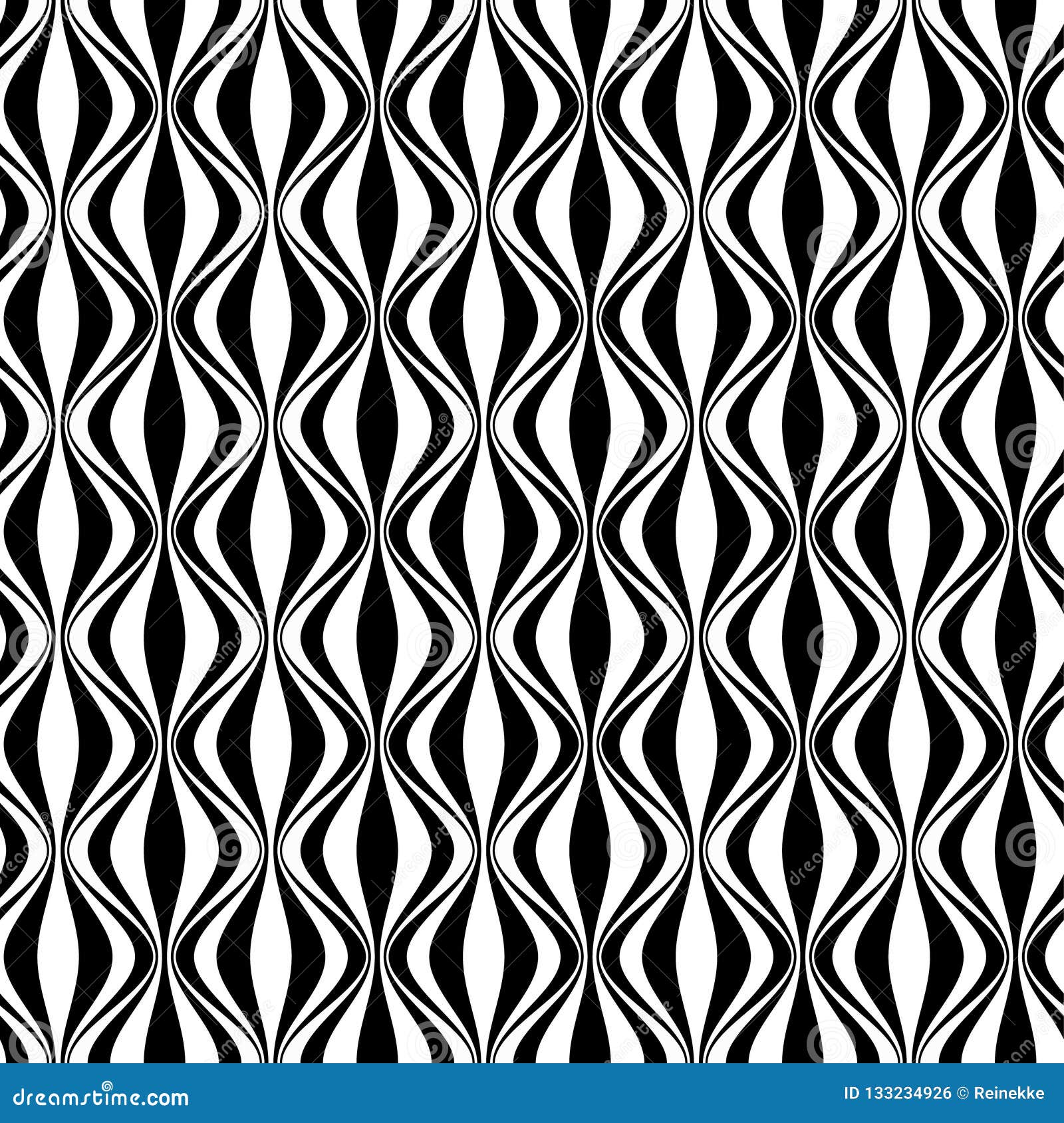 Vertical waves pattern stock vector. Illustration of decor - 133234926