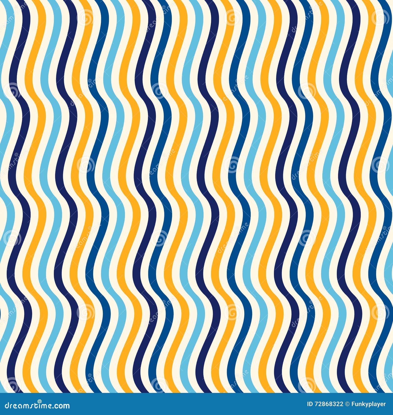 Vertical Waves Pattern. Striped Texture. Abstract Background. Vector ...