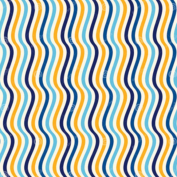 Vertical Waves Pattern. Striped Texture. Abstract Background. Vector ...