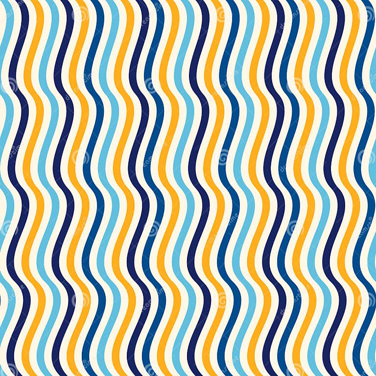 Vertical Waves Pattern. Striped Texture. Abstract Background. Vector ...