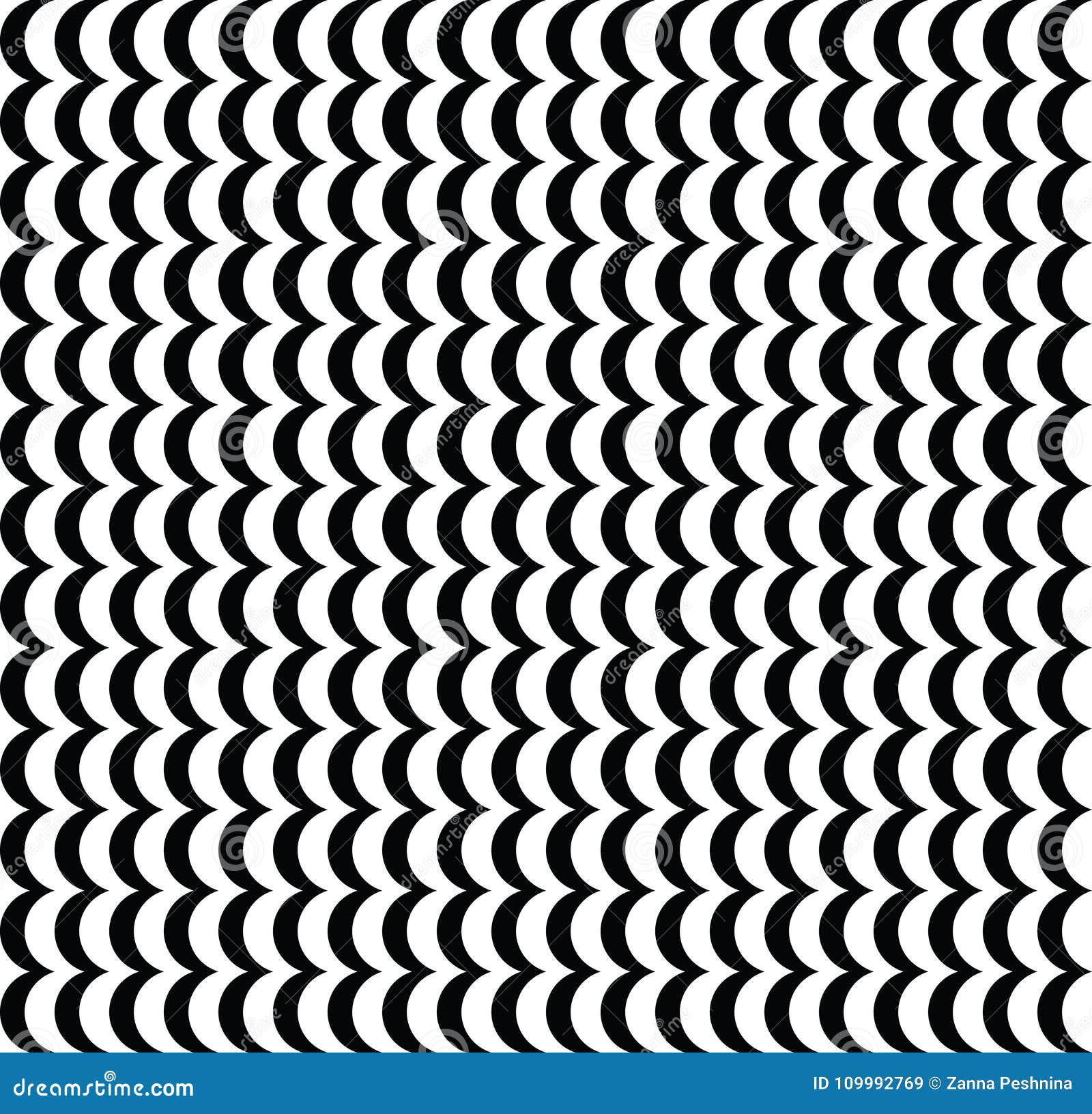 Vertical Waves Seamless Vector Pattern Stock Vector - Illustration of ...