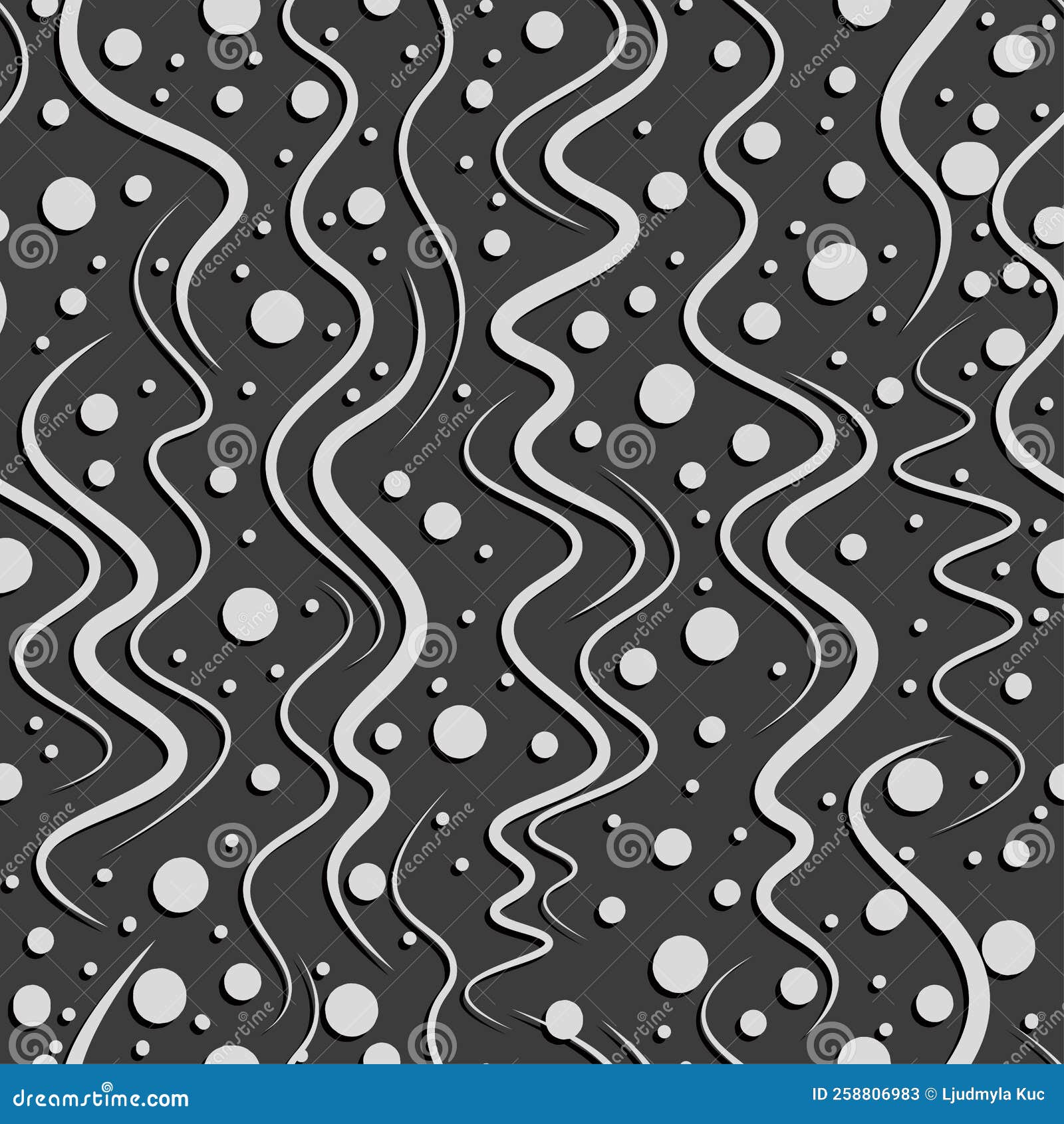 Vertical Waves Seamless Wallpaper Stock Vector - Illustration of line ...