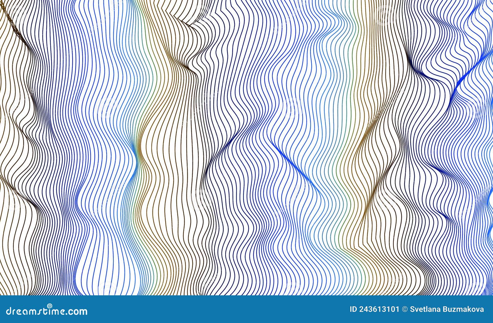 Vertical Wavy Lines on a White Background. Vector Illustration Stock ...