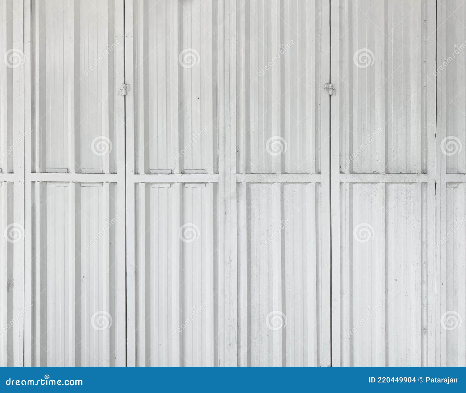 Vertical Weathered Steel Shutter Door Wall Background. Stock Photo ...