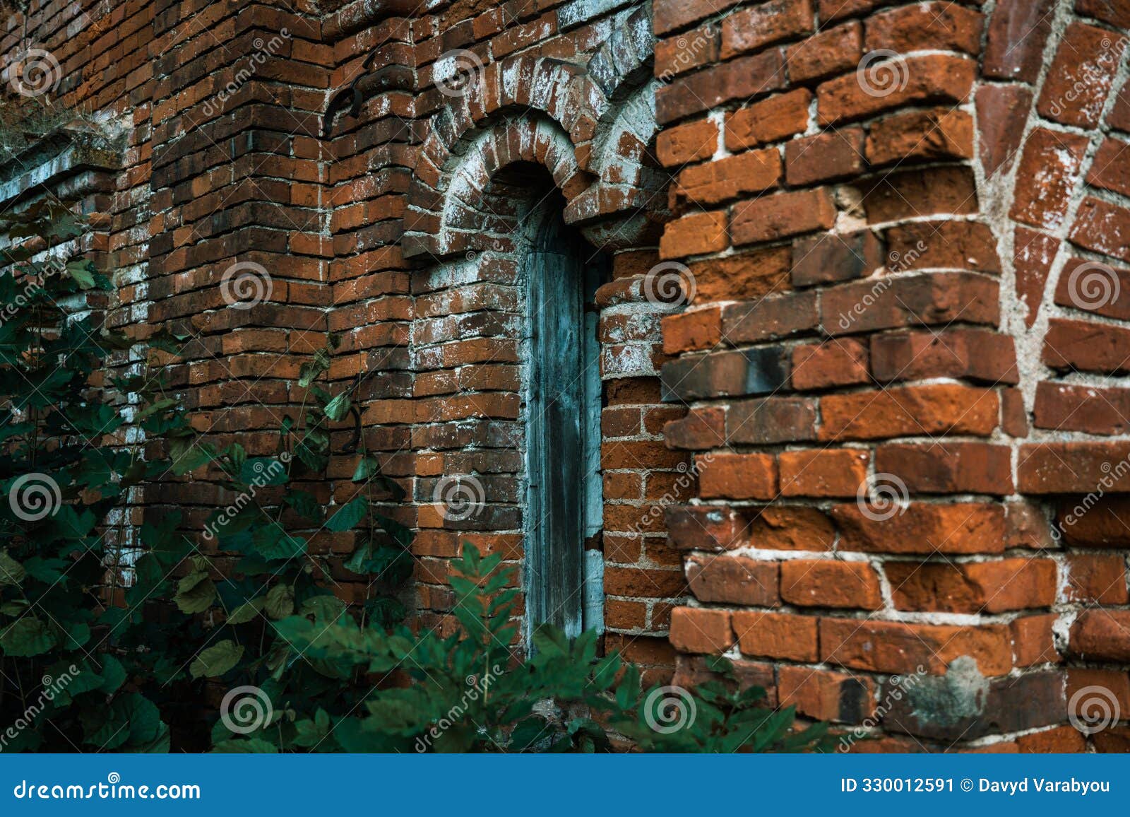 A Vertical Window in a Brick Stable. 19th Century Buildings. Stock ...