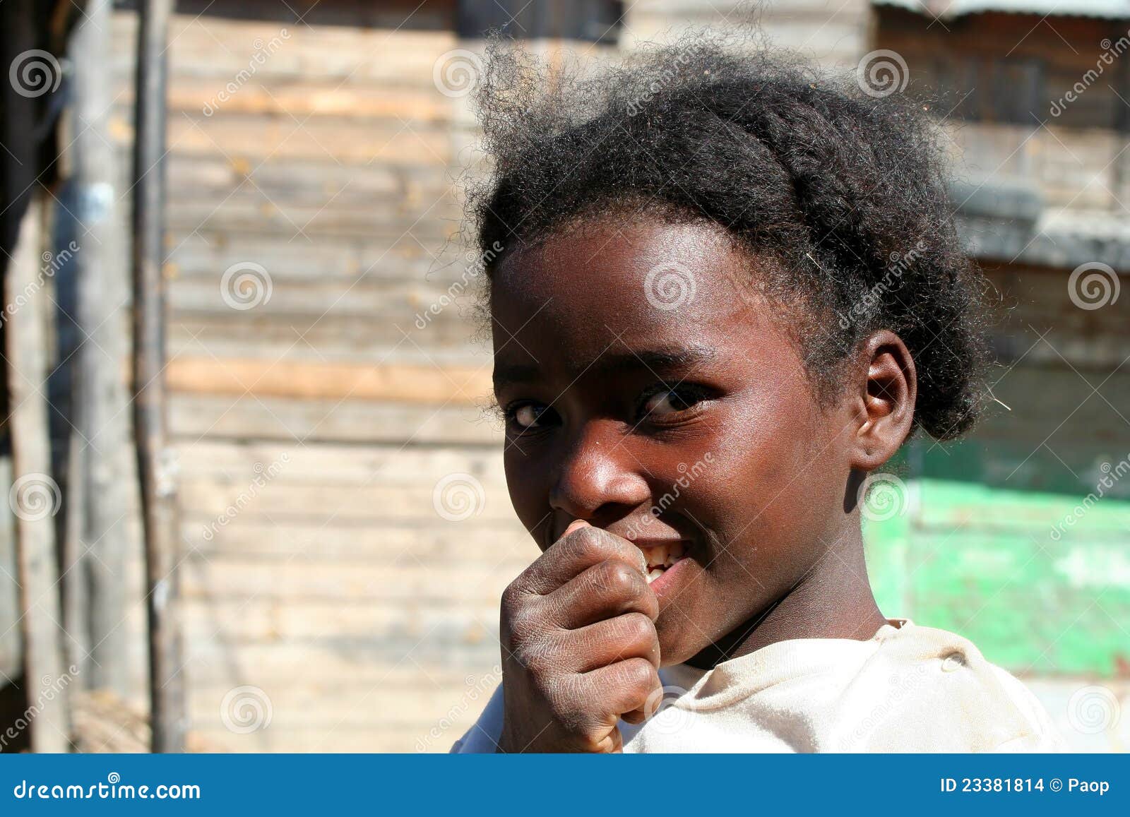 Verticale D'une Fille Malgache Image stock éditorial - Image du ravi ...