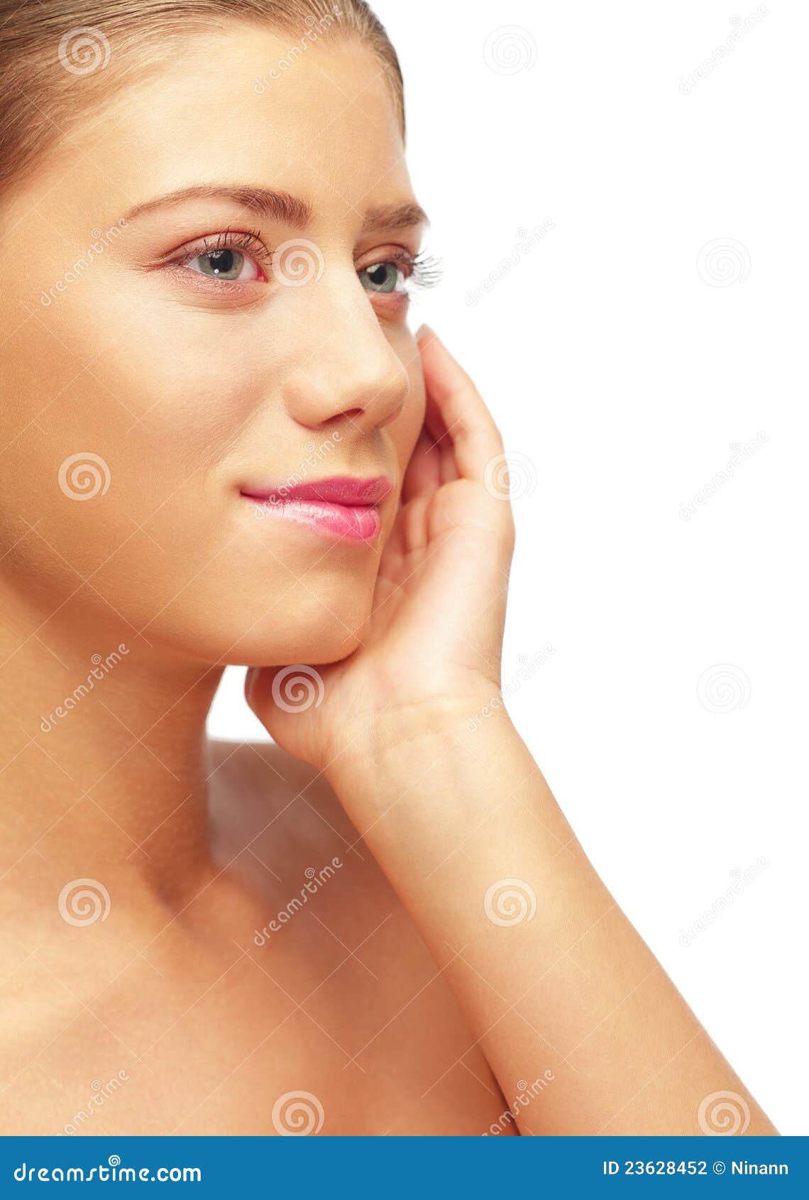 Verticale De Belle Femme De Profil Photo stock - Image du pose, frais ... Verticale De Belle Femme De Profil Photo stock - Image du pose, frais ...