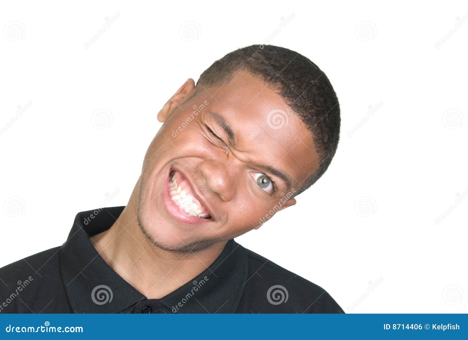 Verticale De Goofy D'Afro-américain Photo stock - Image du gens ...