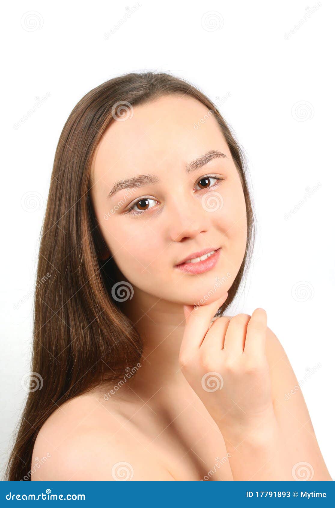 Verticale De Jeune Fille Attirante Image Stock Image Of Concept Main
