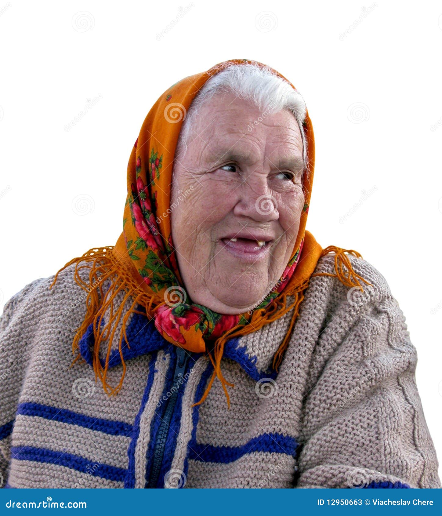 Verticale De La Vieille Grand-mère Photos stock - Image: 12950663
