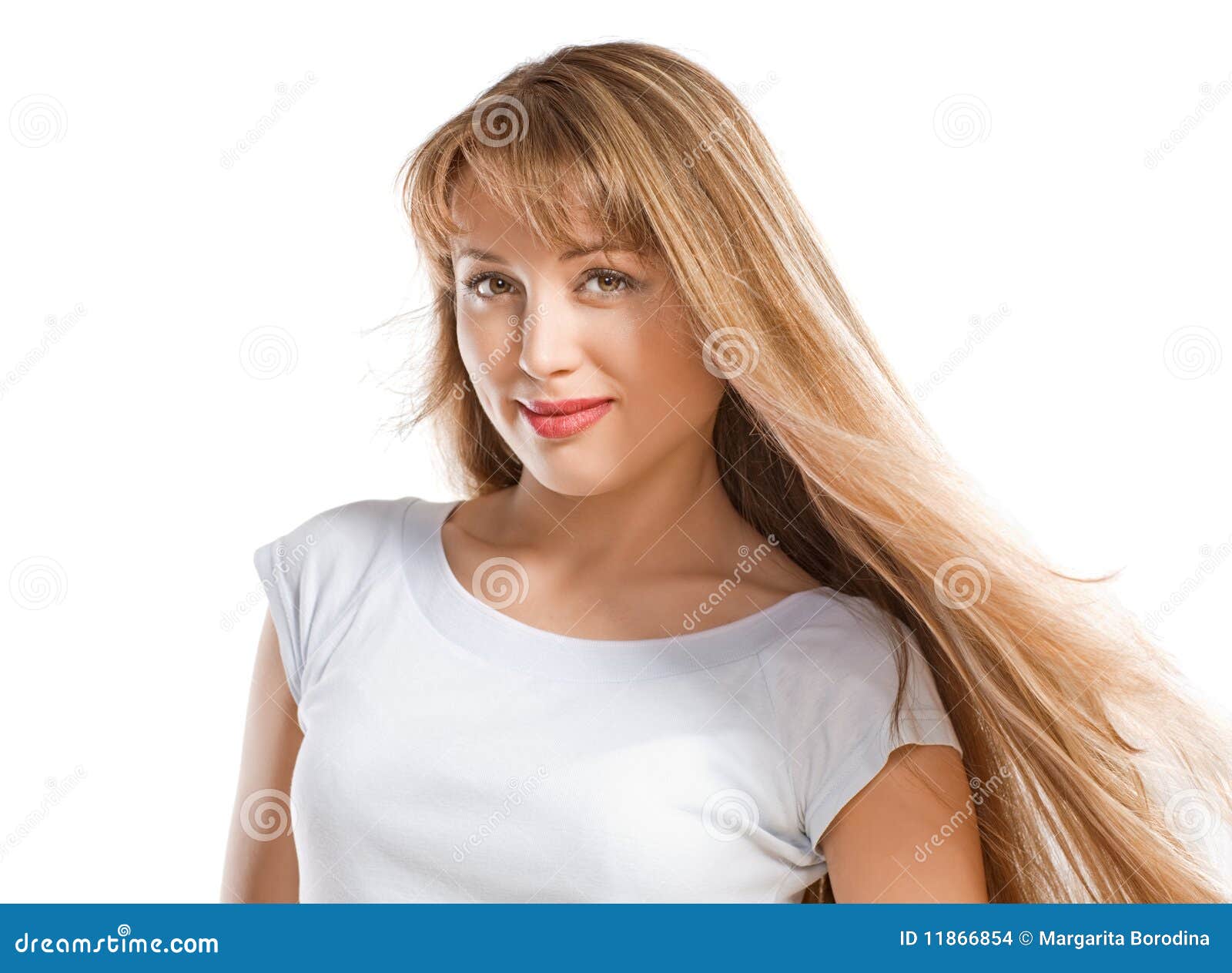 Verticale De Mode De Belle Fille Blonde Photo Stock Image Du Cheveu