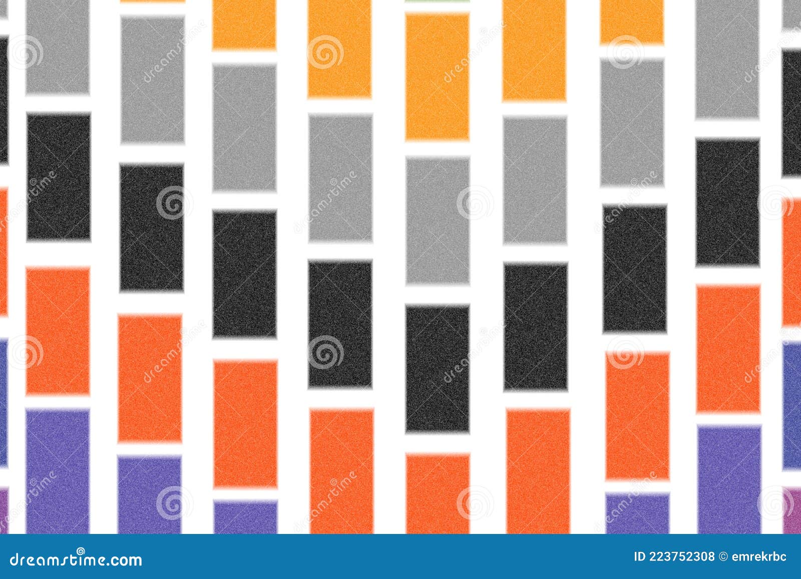 Vertically Arranged Colored Rectangles, Equalizer Rectangular Shapes ...