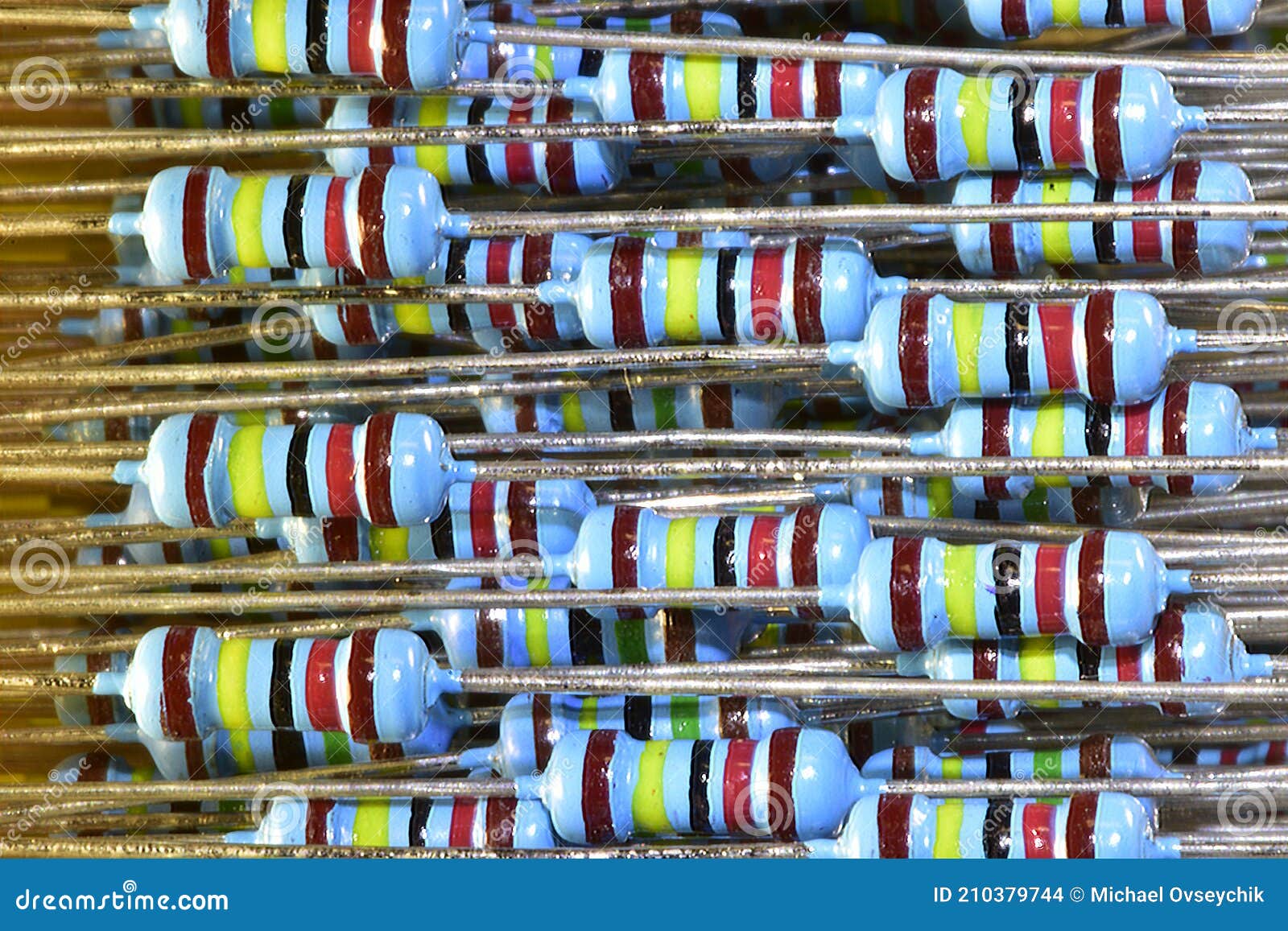 Vertically Oriented Rows of Resistors Located at Different Levels in ...