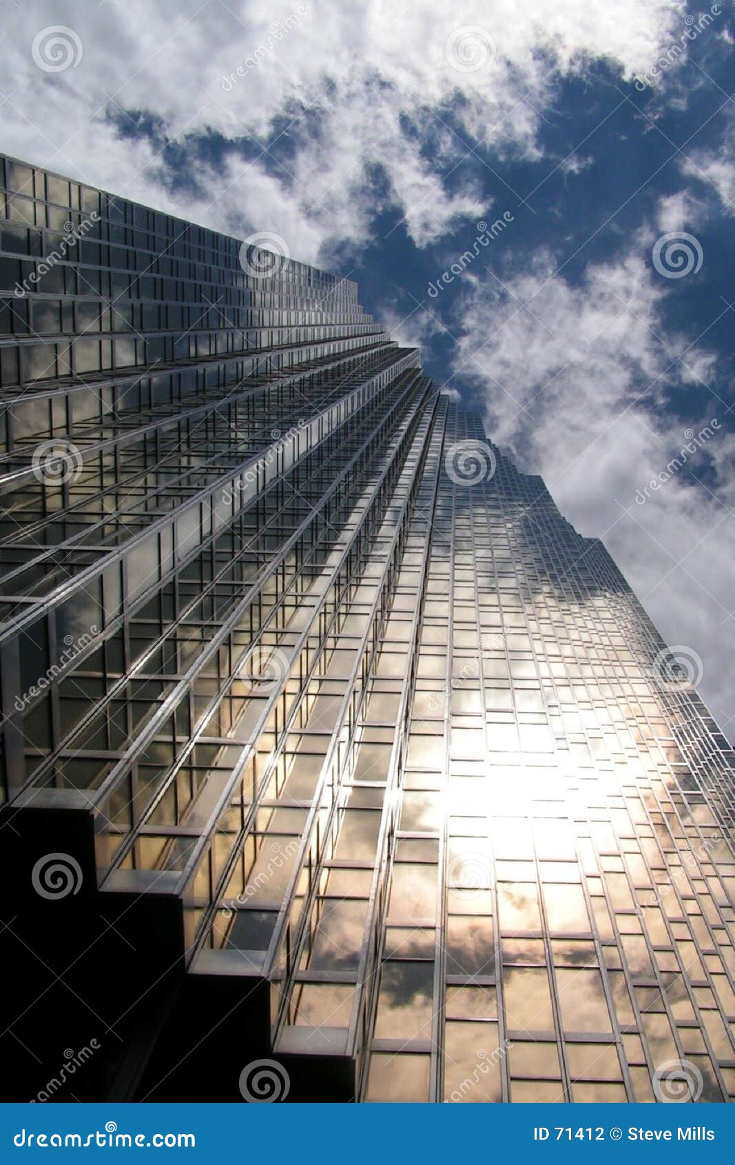 Vertigo stock photo. Image of tall, building, clouds, height - 71412