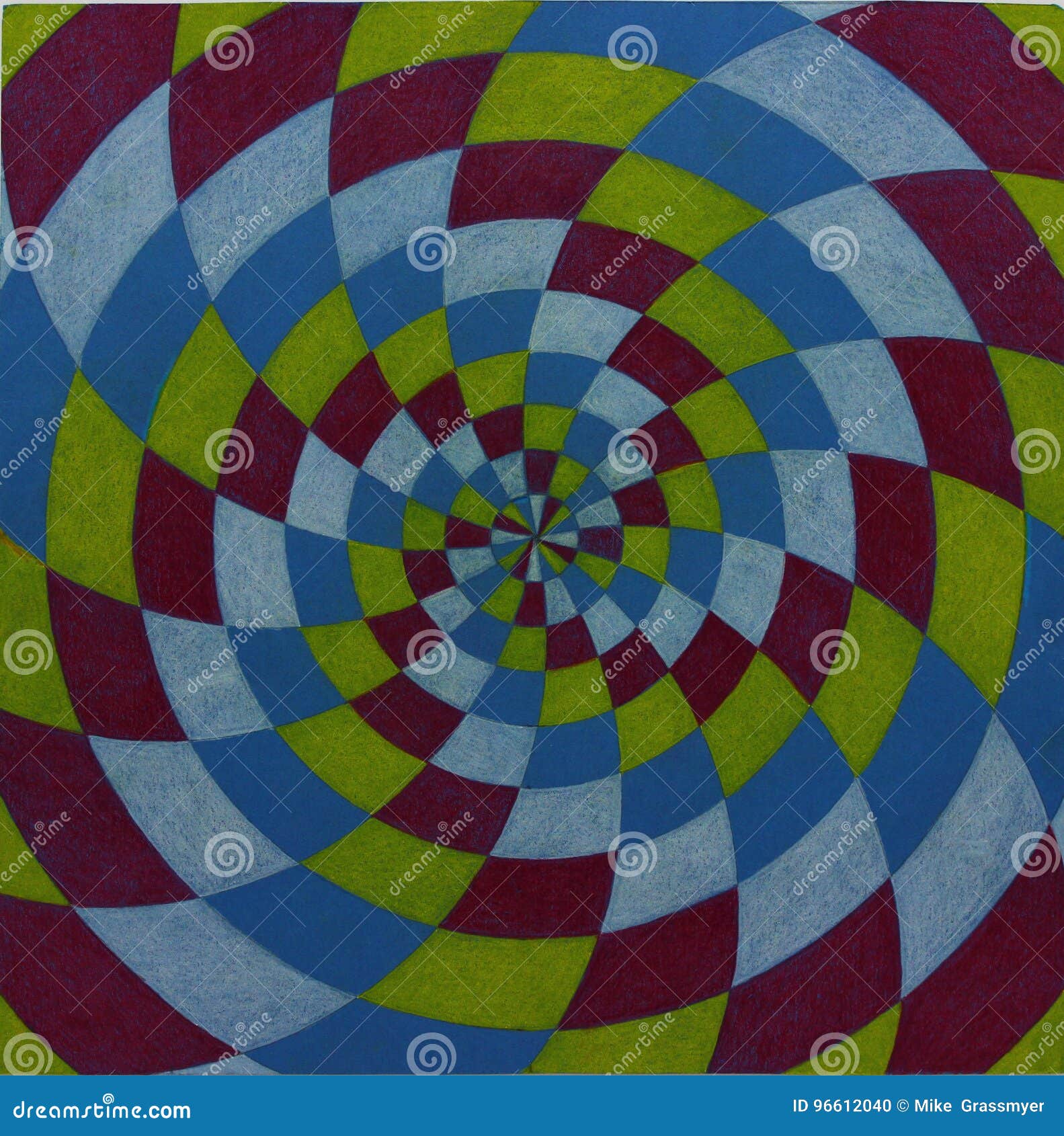 Vertigo of Colour stock photo. Image of abstract, center - 96612040