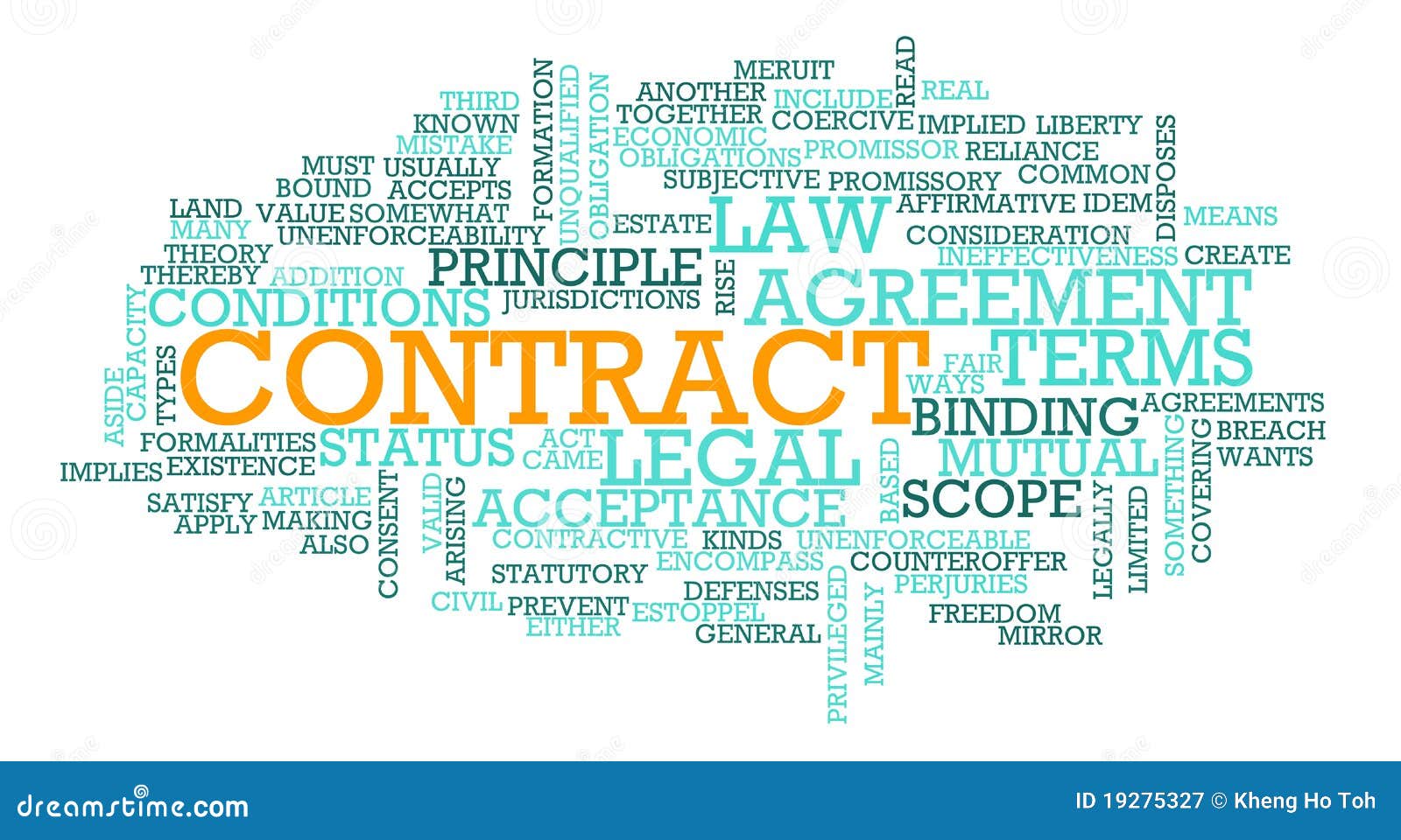 Vertrag stock abbildung. Illustration von papier, legalität - 19275327