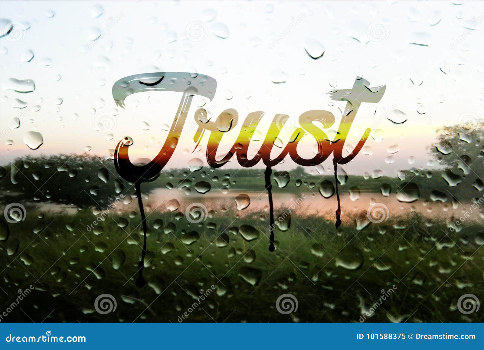 Vertrauen stockbild. Bild von motiv, sonnenuntergang - 101588375