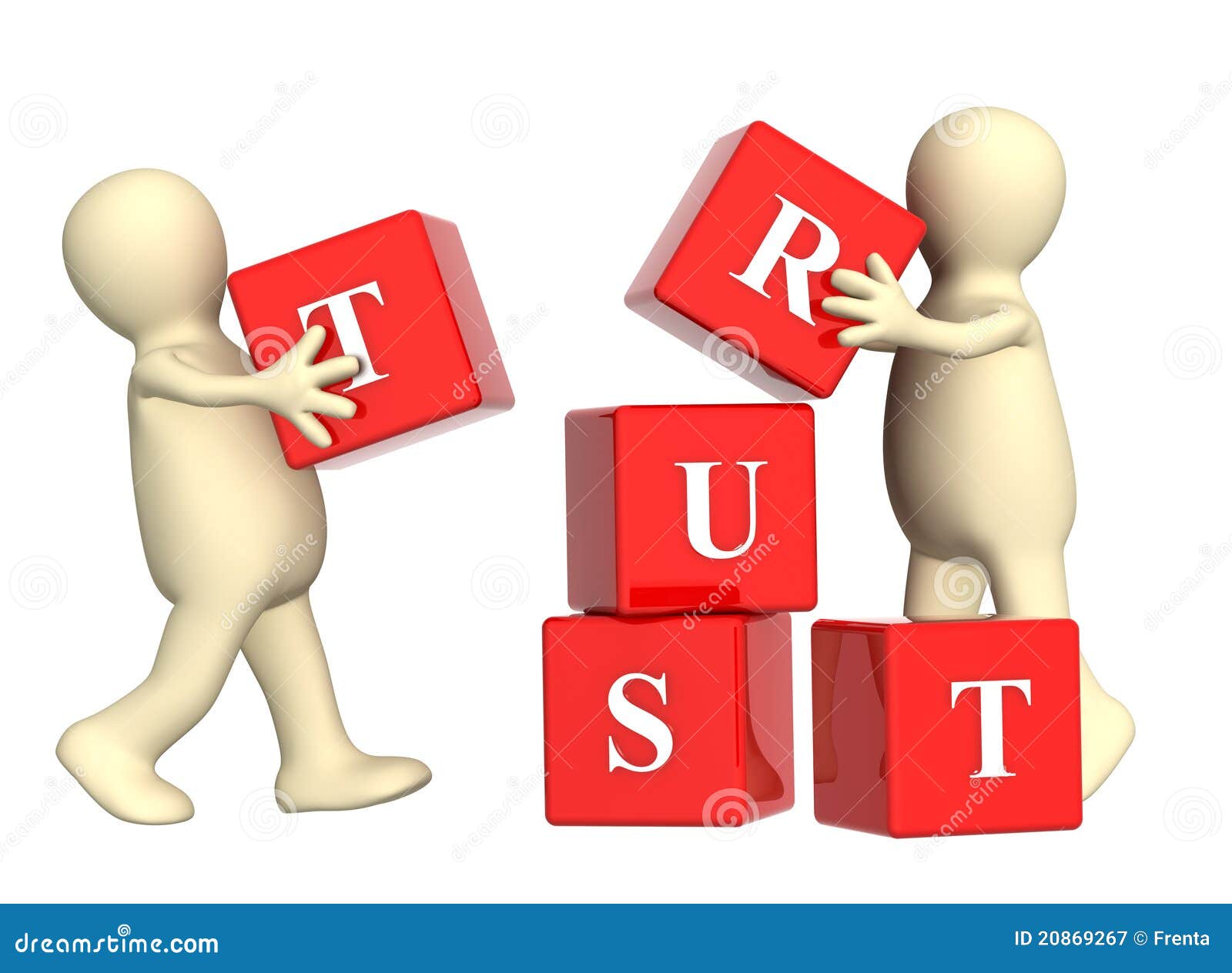 Vertrouwen stock illustratie. Illustratie bestaande uit vennootschap ...