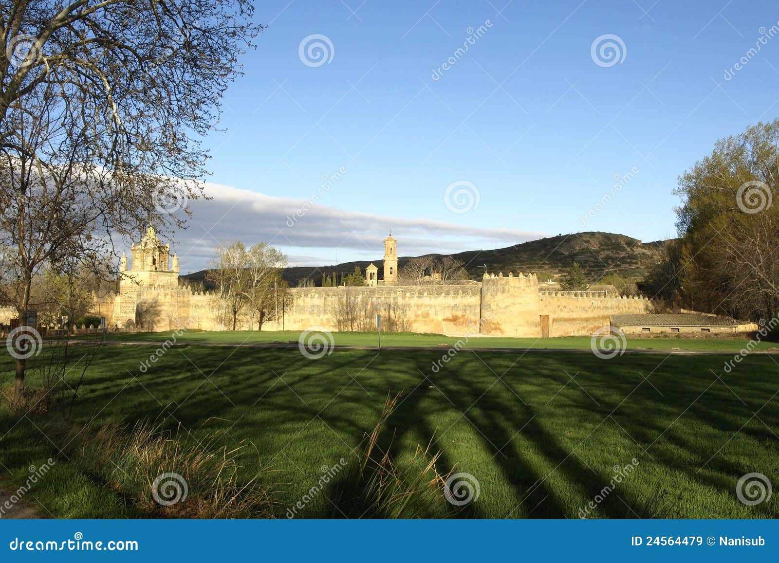 Veruela Monastery in Aragon Stock Image - Image of church, monument ...