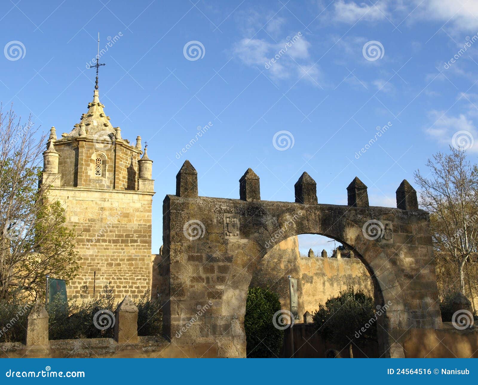 Veruela Monastery in Aragon Stock Photo - Image of aragon, entrance ...